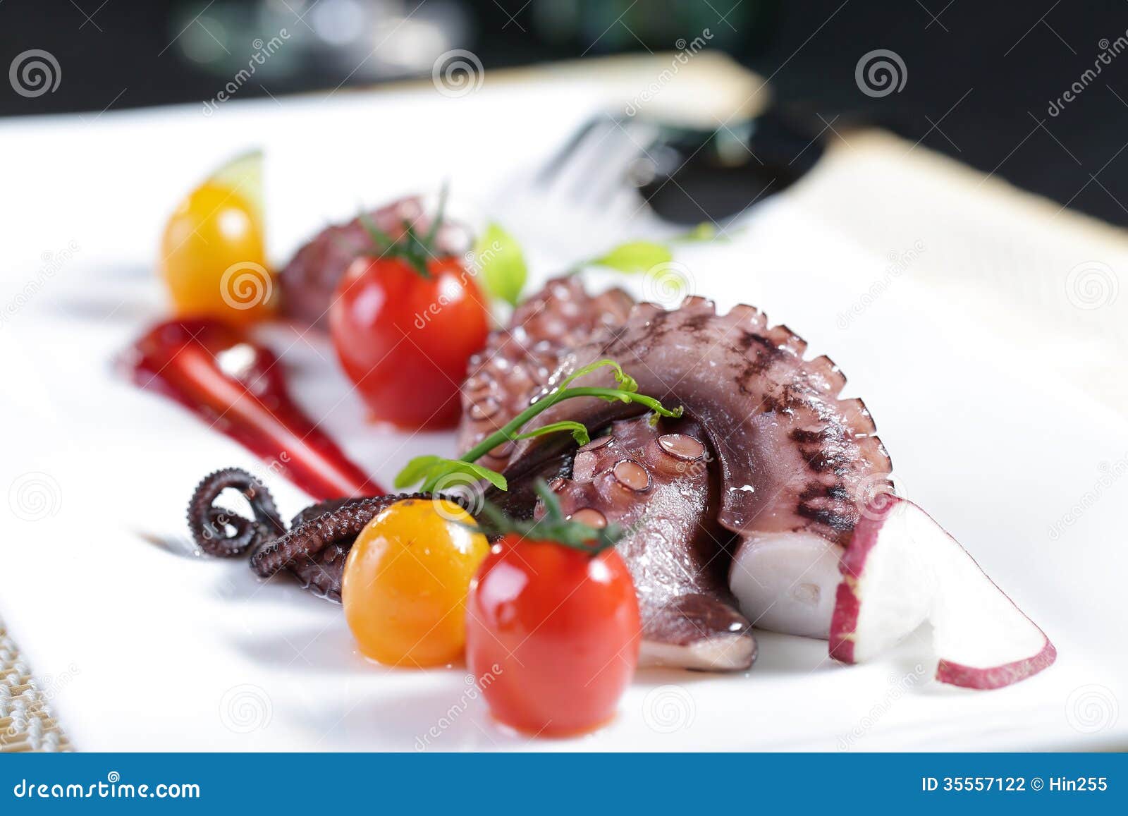 Steam Octopus stock photo. Image of dish, cuisine, encyclopedia - 35557122