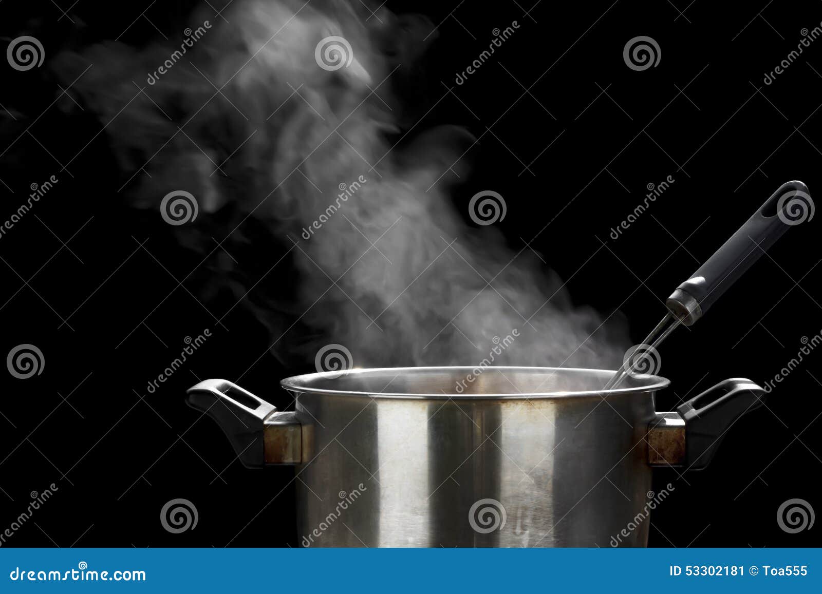 Steam over cooking pot stock image. Image of background - 53302181