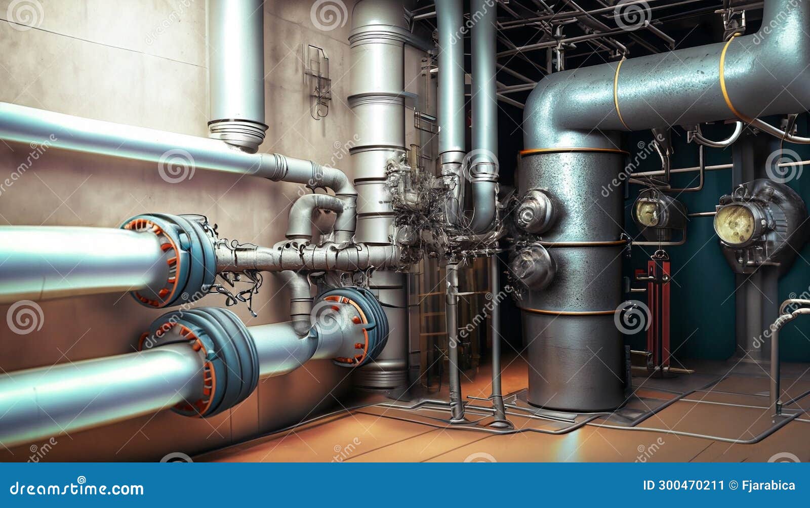 Steam pipe stock illustration. Illustration of weapon - 300470211