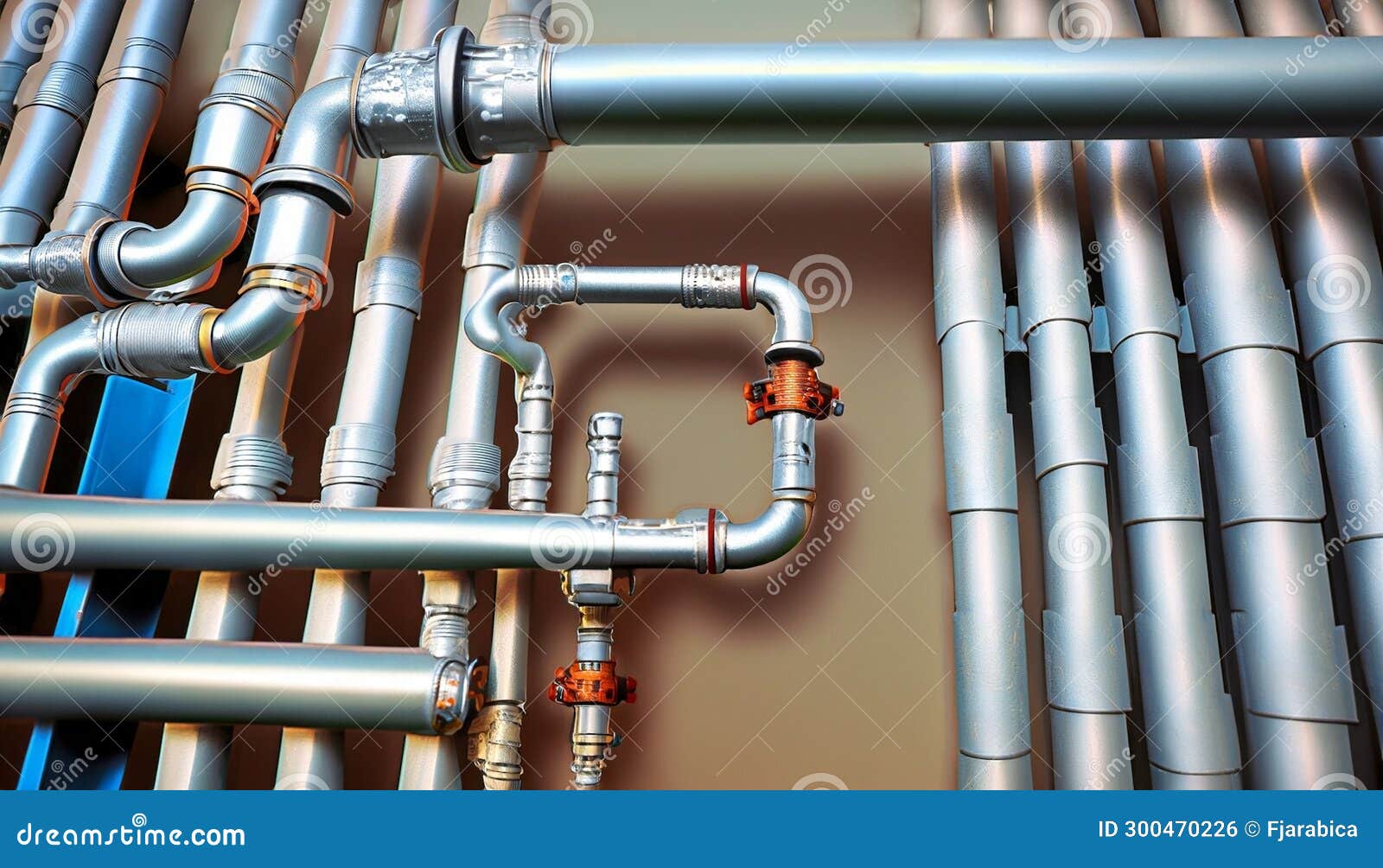 Steam pipe stock illustration. Illustration of light - 300470226