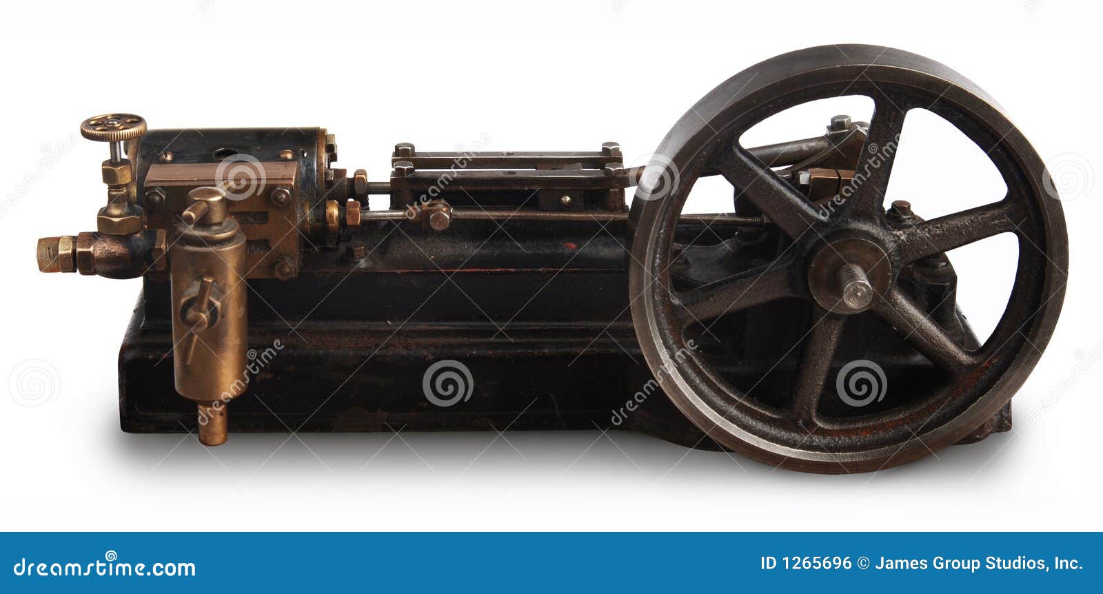 Steam piston wheel stock photo. Image of wheel, industry - 1265696