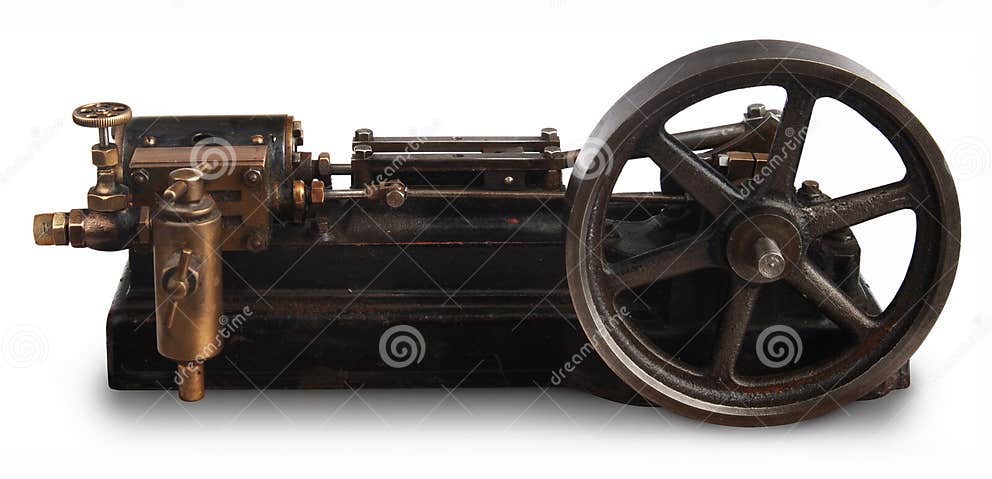 Steam piston wheel stock photo. Image of wheel, industry - 1265696