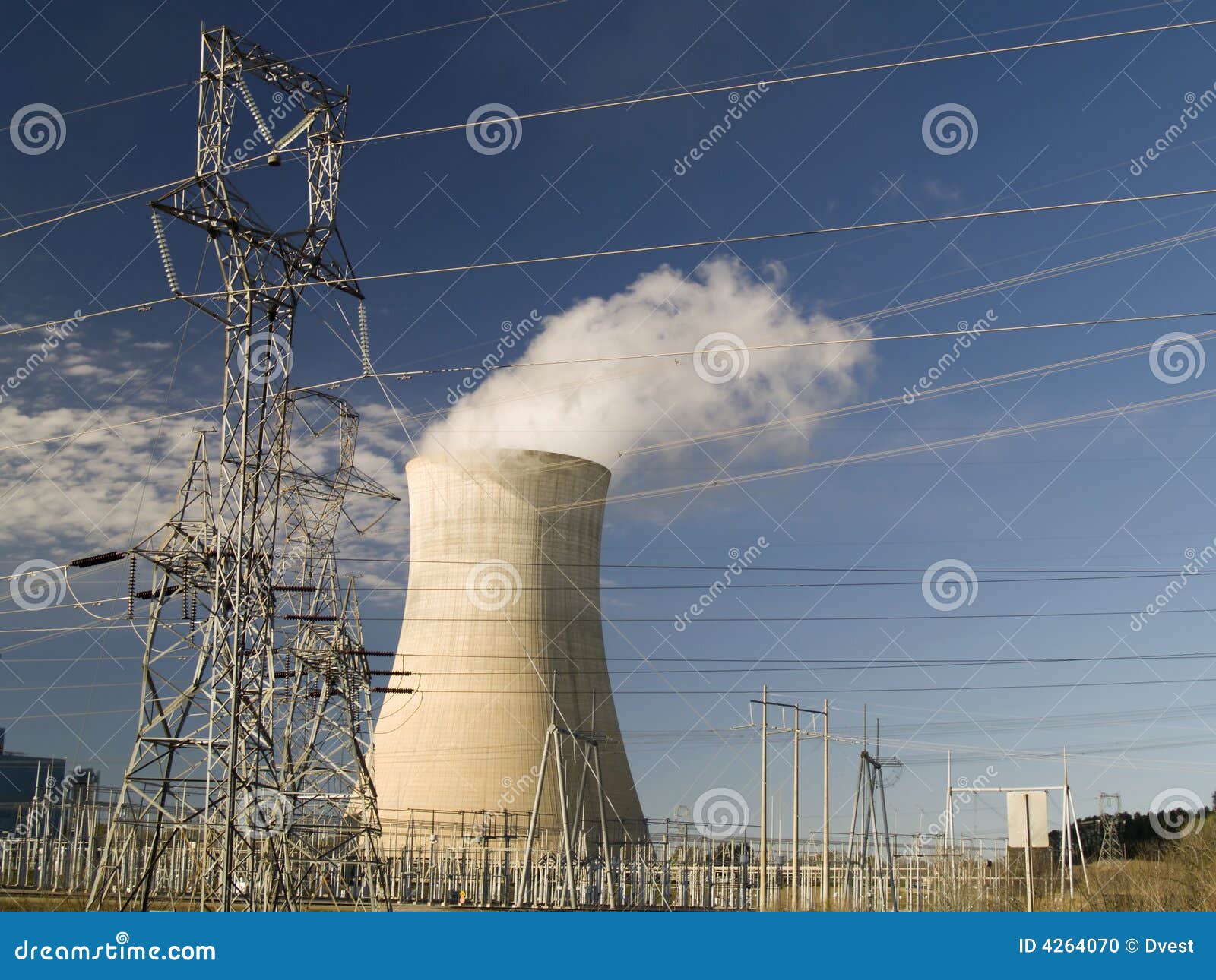 Steam Power Plant stock photo. Image of heat, factory - 4264070