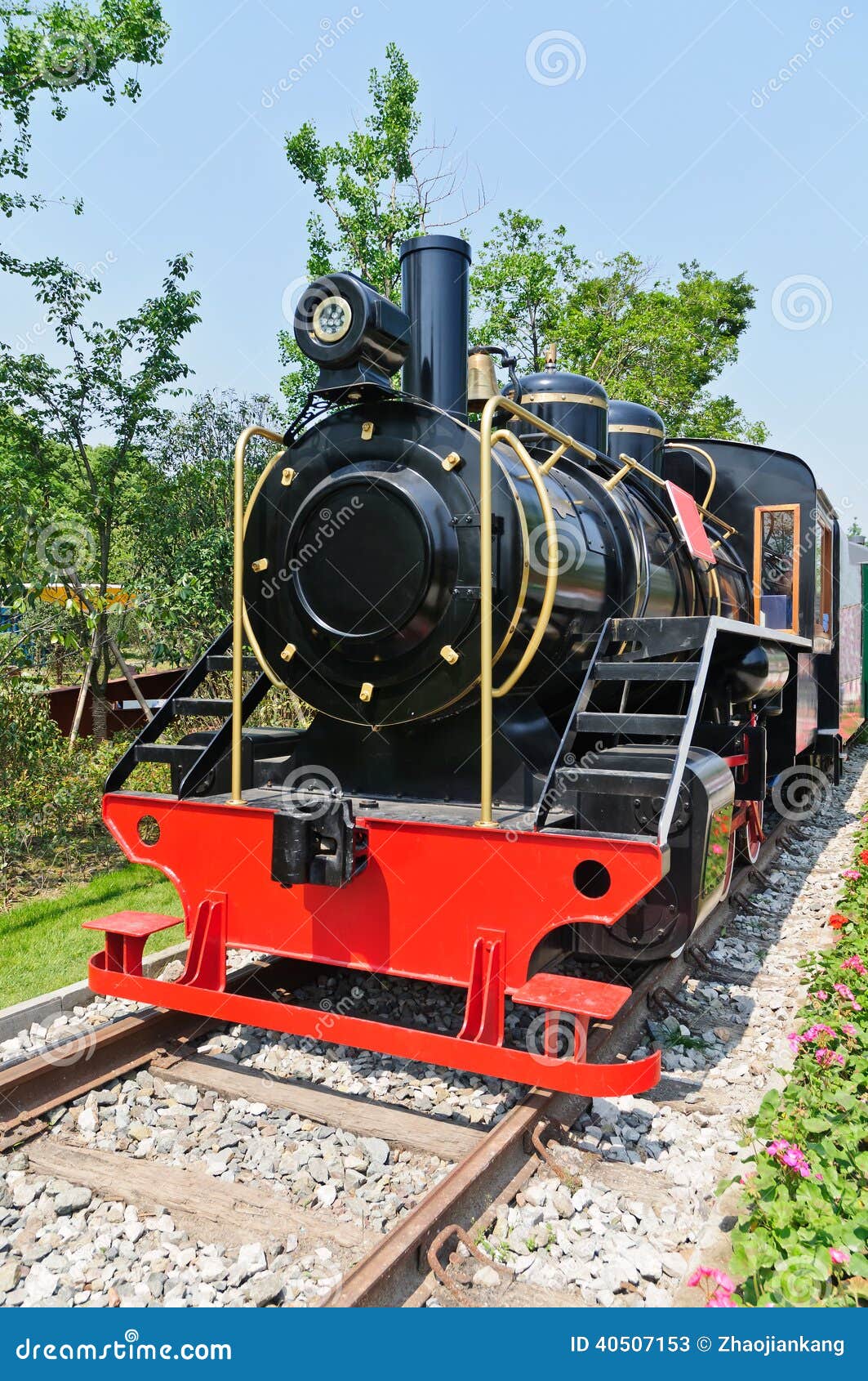 Steam Powered Railway Train Stock Image - Image of locomotive ...