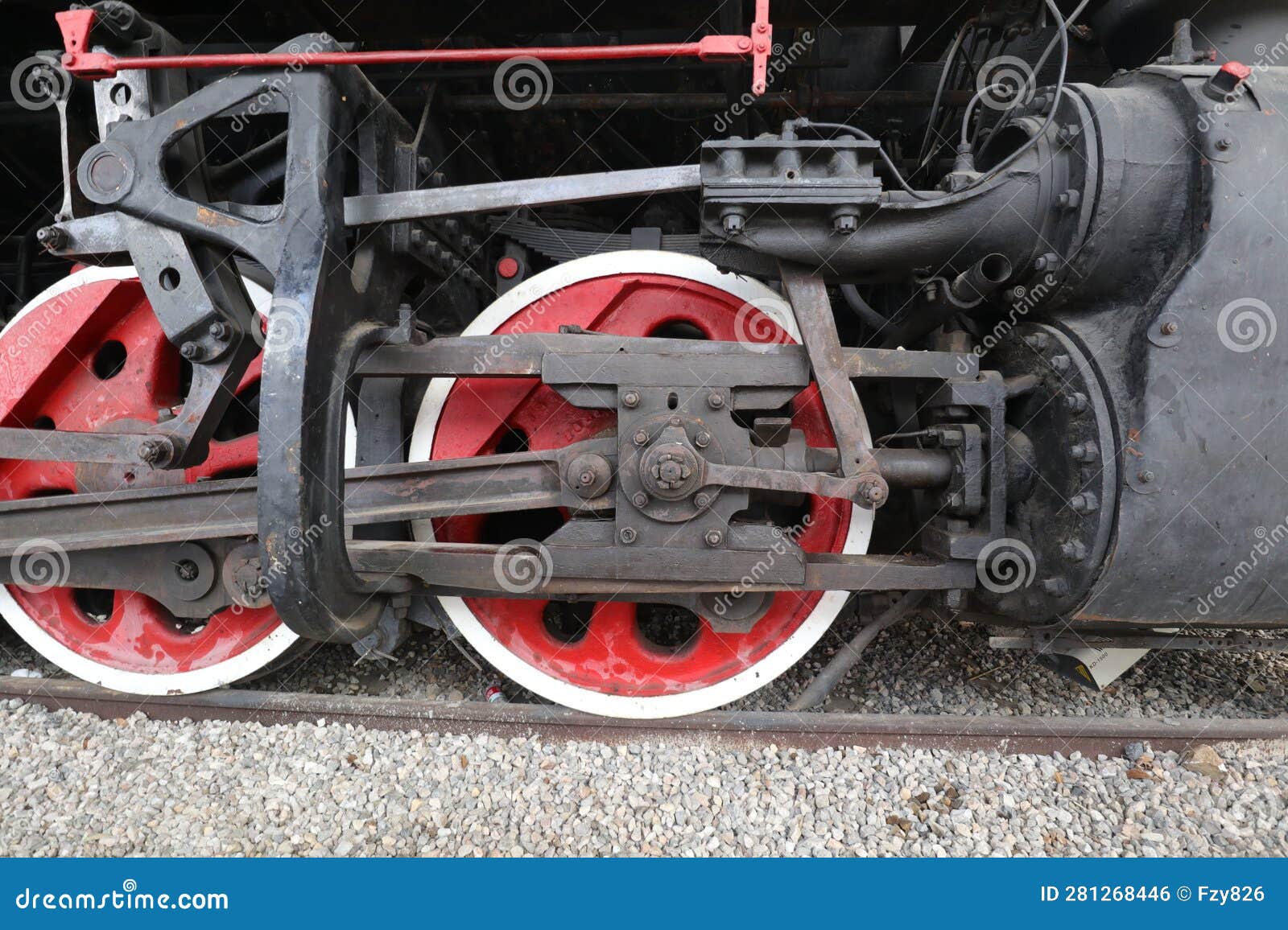 A Steam-powered Train, Also Known As a Steam Engine Train, Stock Photo ...
