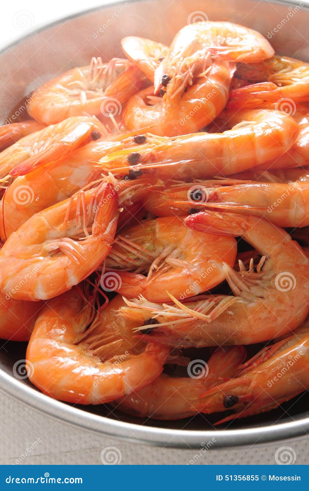 Steam prawn stock image. Image of food, dish, dinner - 51356855