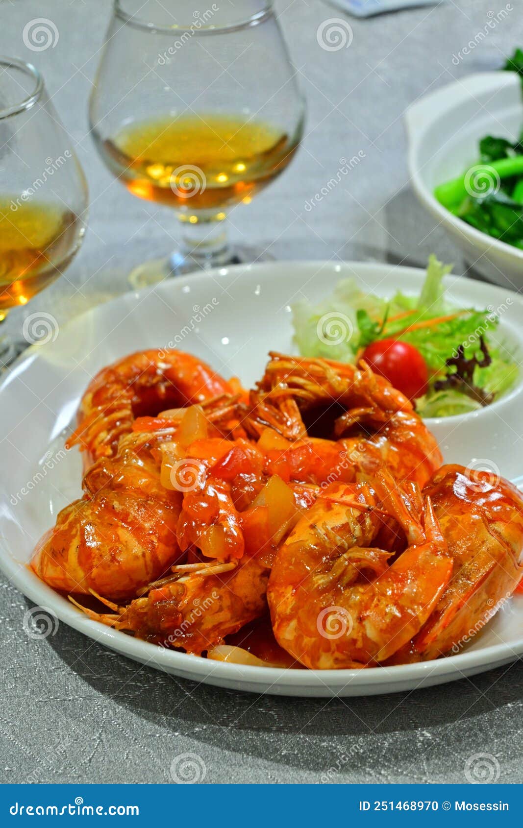 Steam Prawn shrimp seafood stock photo. Image of furnishing - 251468970