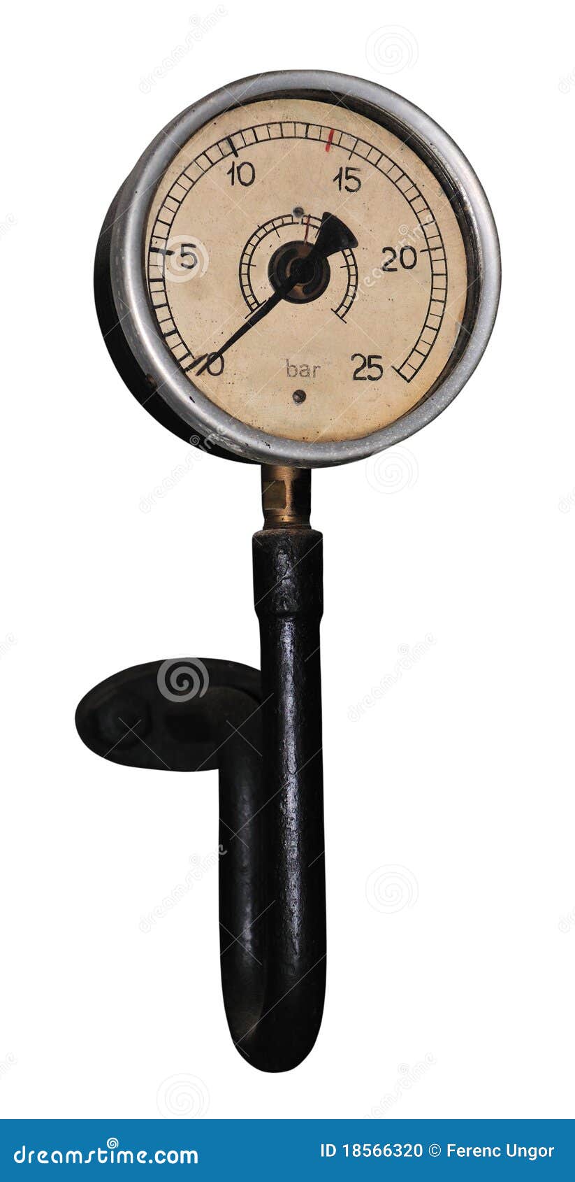 Manometer Showing Level Of Steam Pressure Inside Of The Steam ...