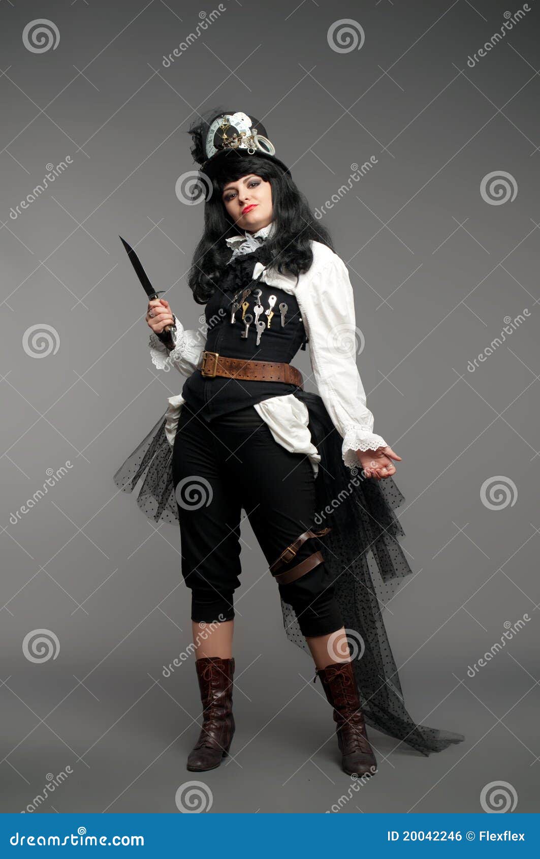 Steam-punk Stylized Pirate Character Stock Photo - Image of style ...