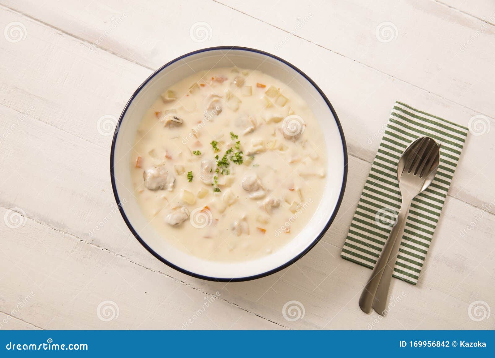 Warm chowder stock photo. Image of soup, chowder, background - 169956842