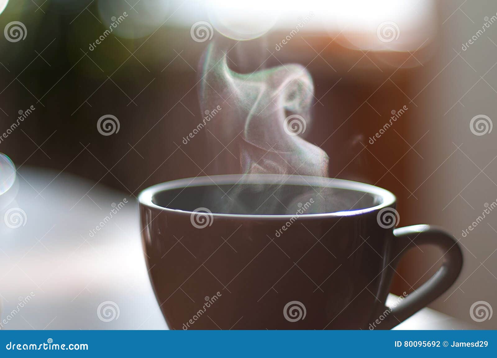 Steam rising above cup stock photo. Image of coffee, clove - 80095692