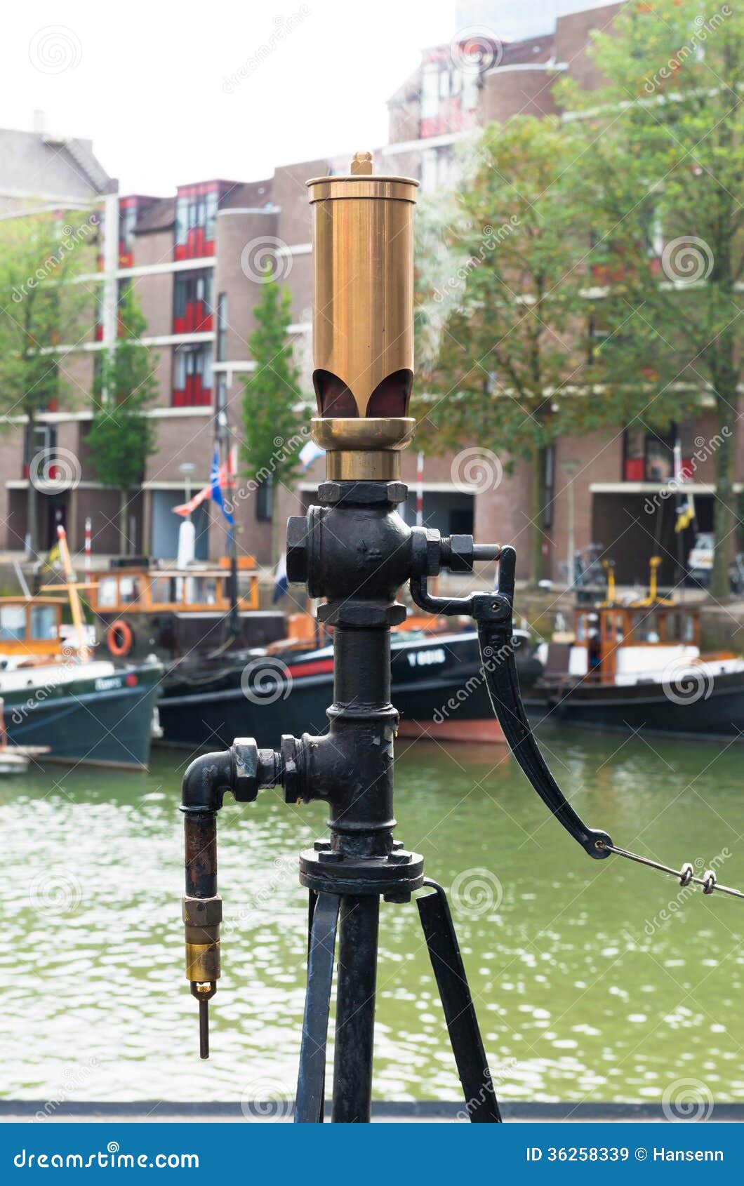 Steam siren stock image. Image of alert, vintage, ship - 36258339