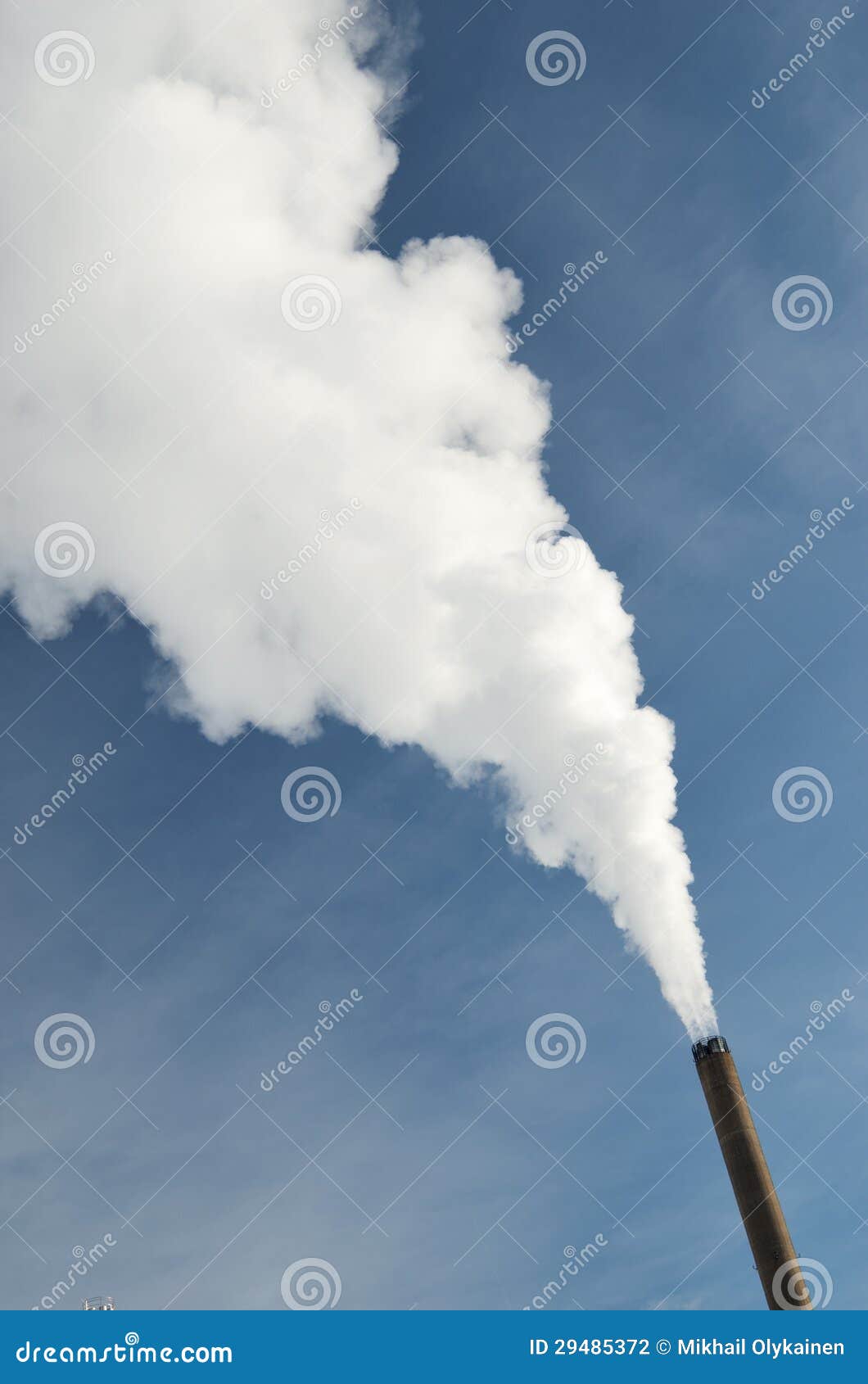Steam from stack in winter stock photo. Image of actions - 29485372