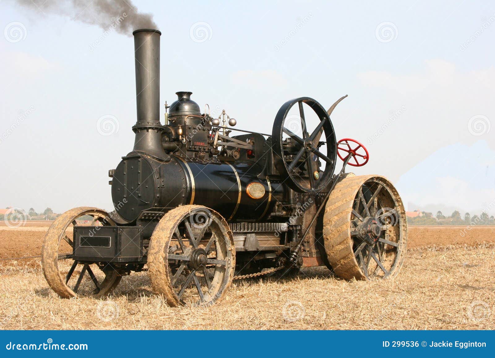 Steam traction engine stock photo. Image of cable, tractor - 299536
