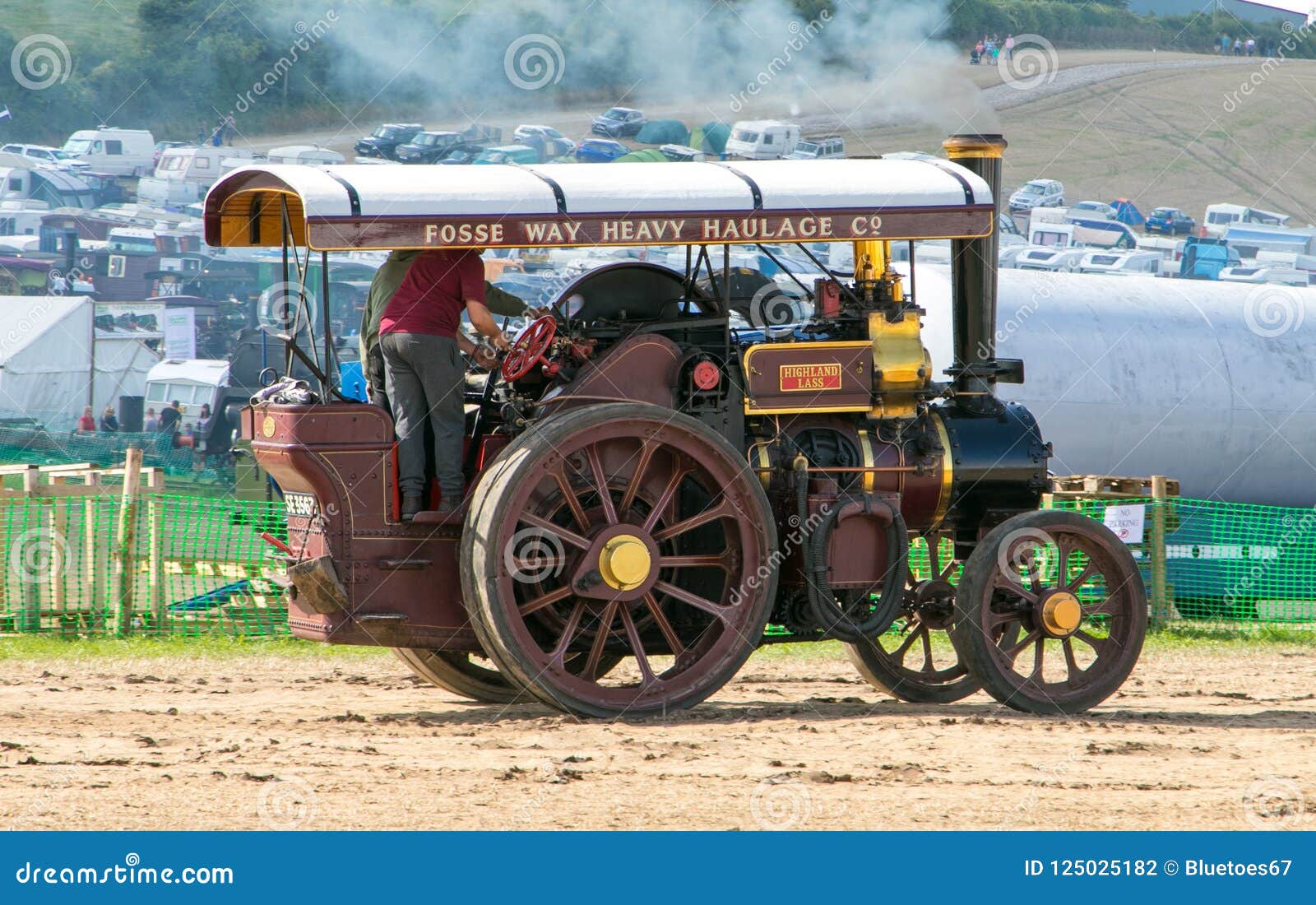 Steam traction engine editorial photography. Image of fair - 125025182