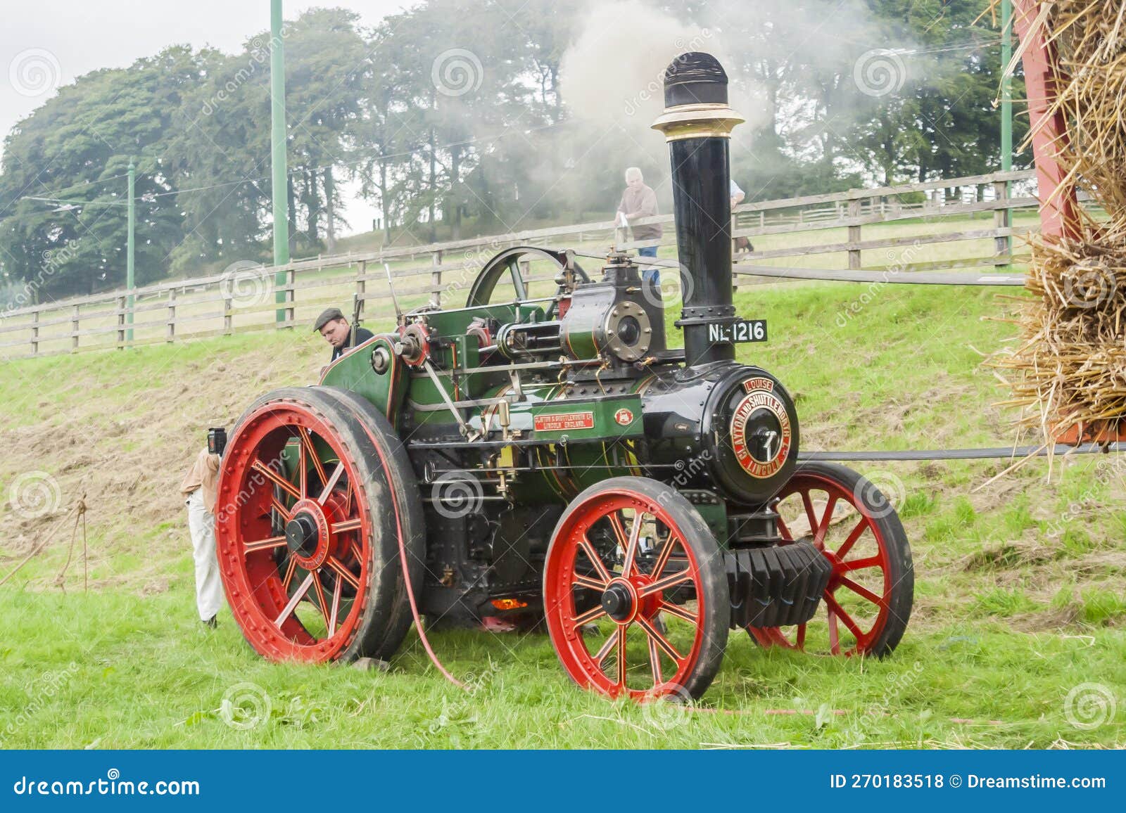 Traction Engine "Louise" in Steam Stock Photo - Image of engine, nl1216 ...