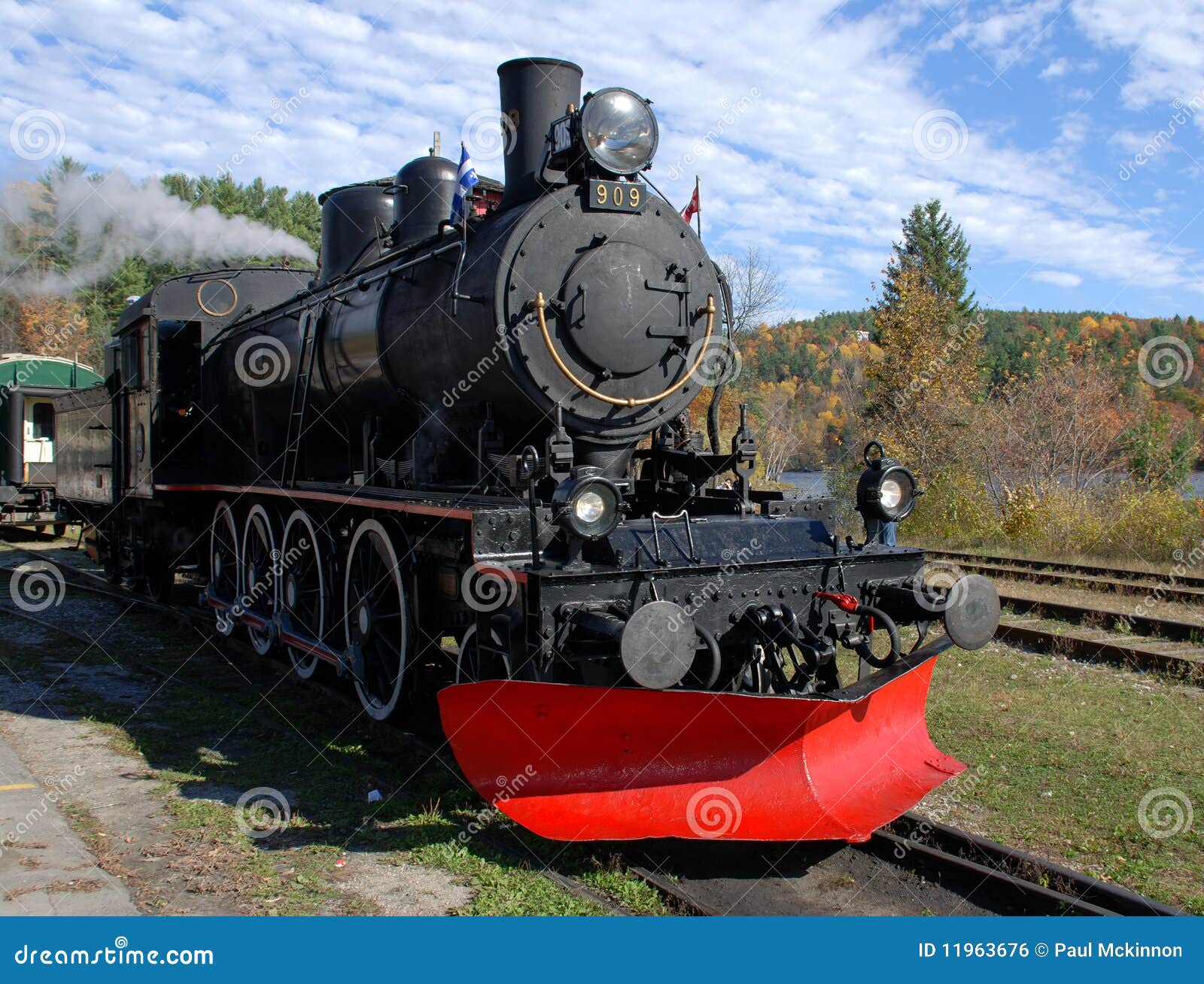 Steam train stock photo. Image of lights, fall, boiler - 11963676