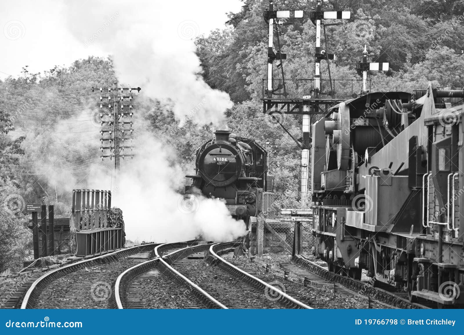Steam train stock photo. Image of white, olden, train - 19766798
