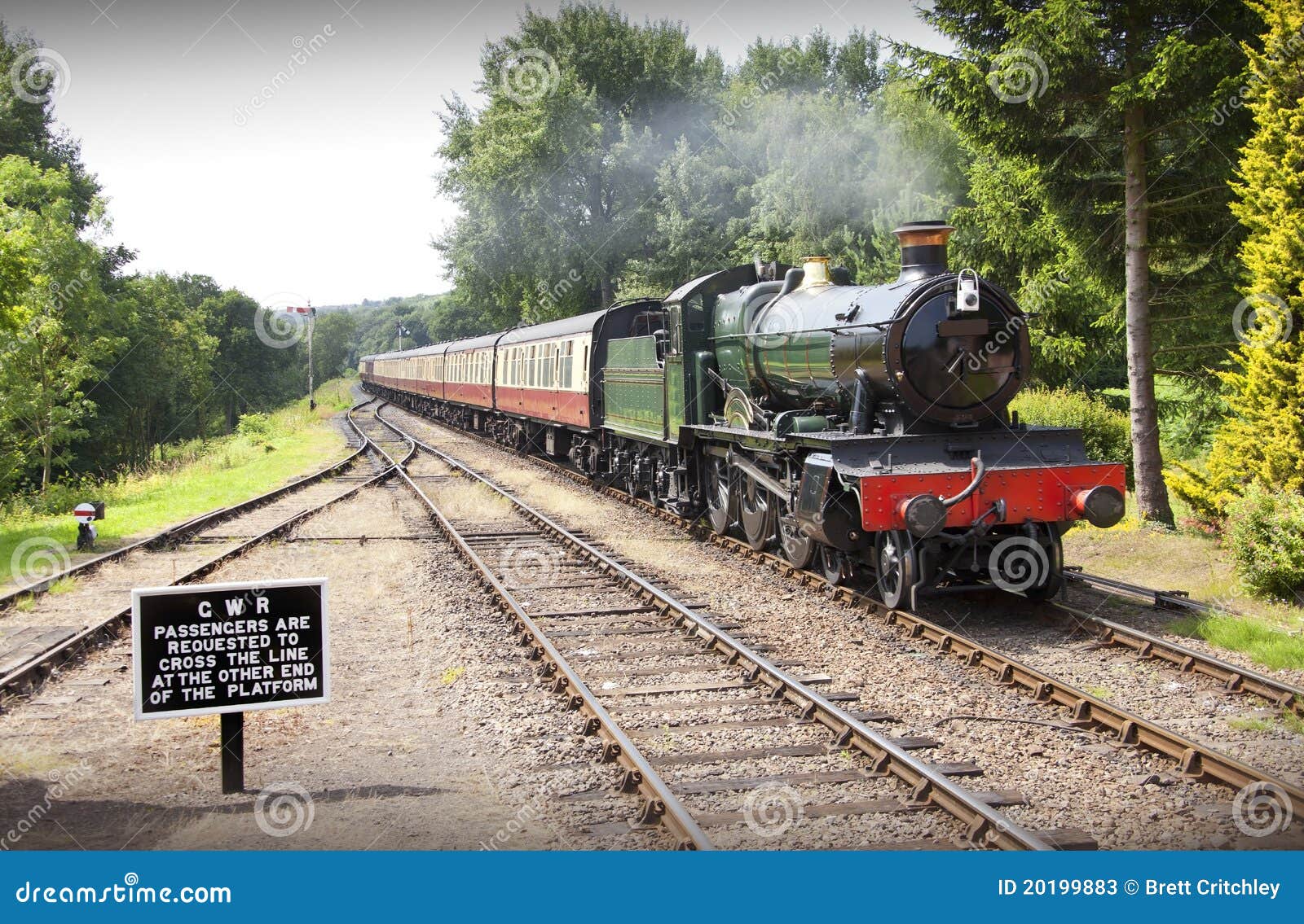 Steam train stock image. Image of track, engine, countryside - 20199883