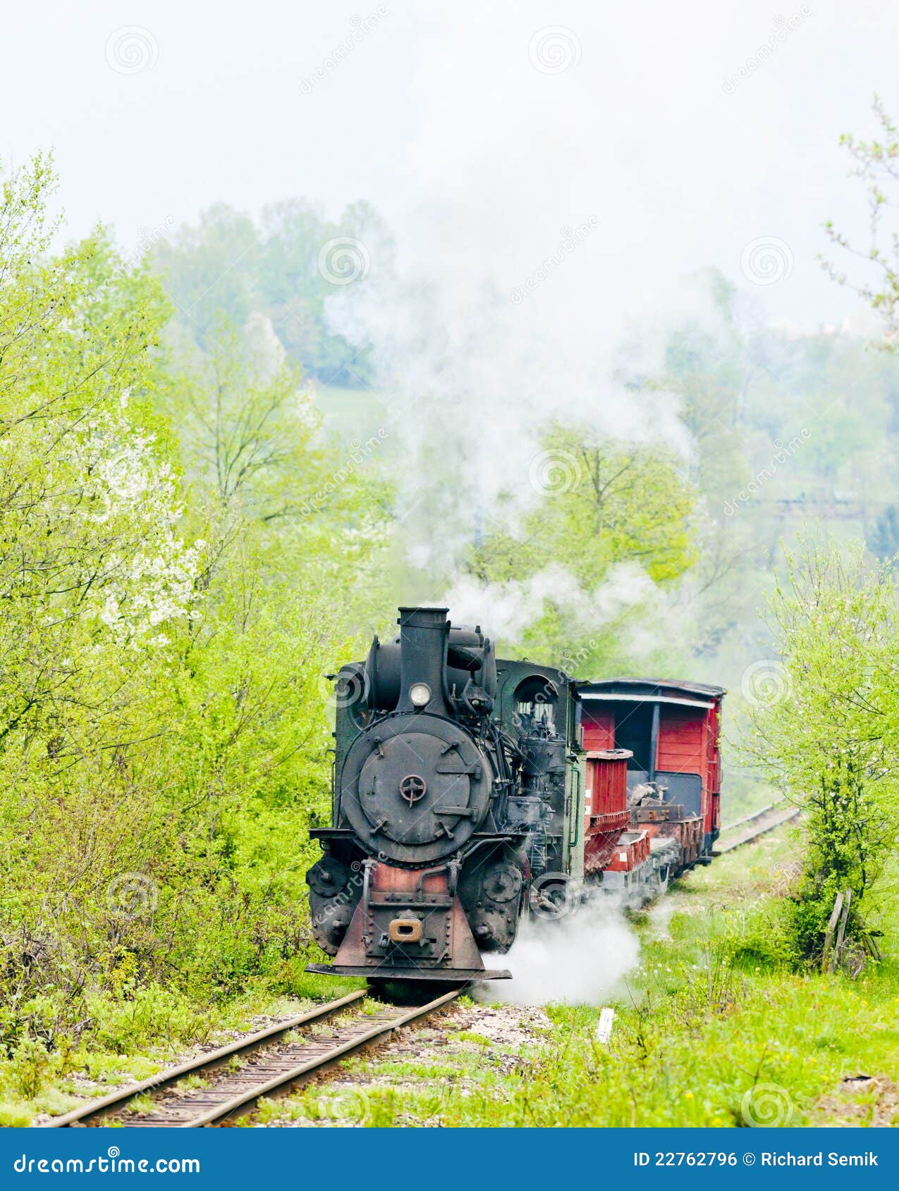 Steam train stock photo. Image of goods, engine, exteriors - 22762796