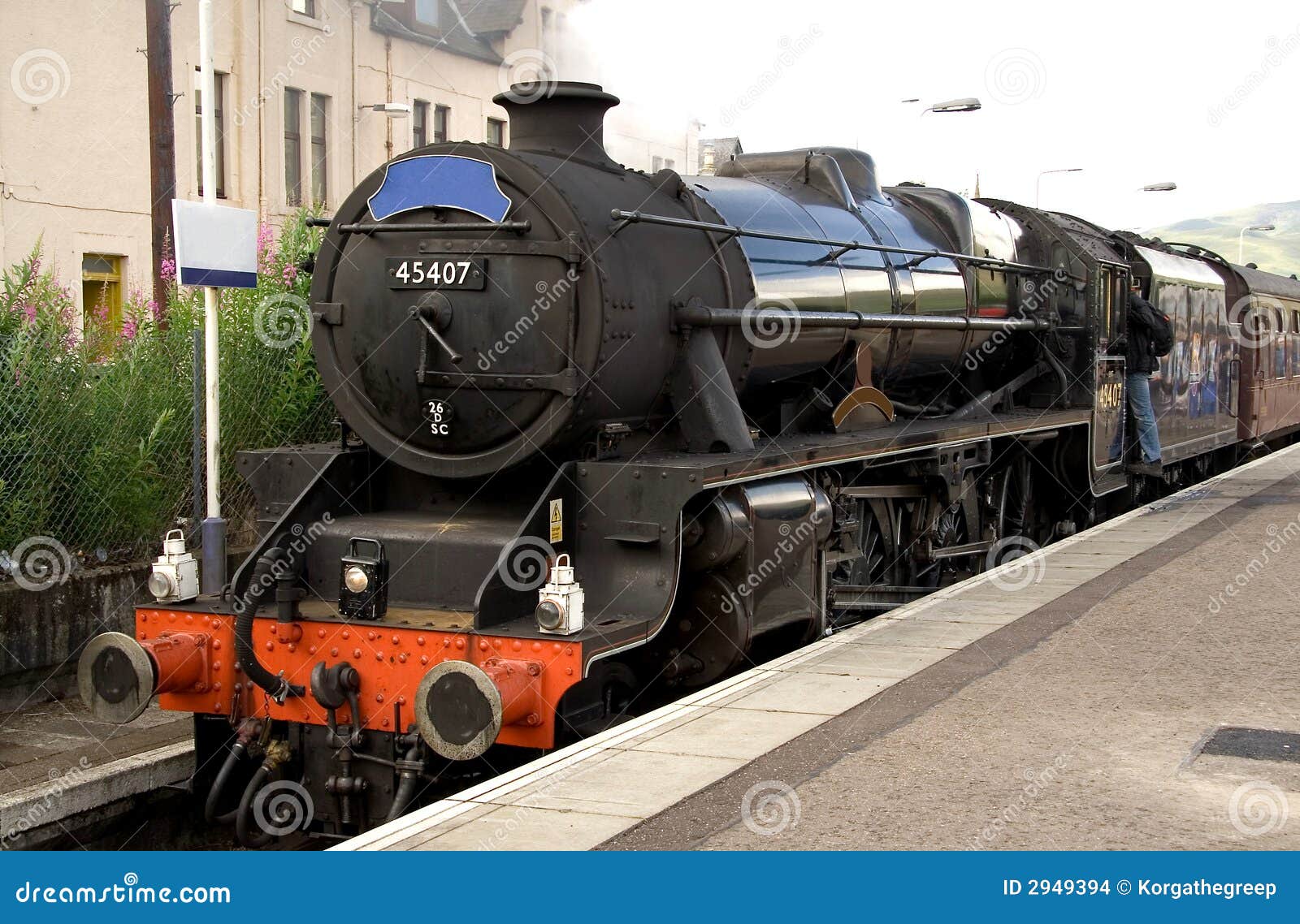 Steam Train stock photo. Image of black, passenger, steam - 2949394