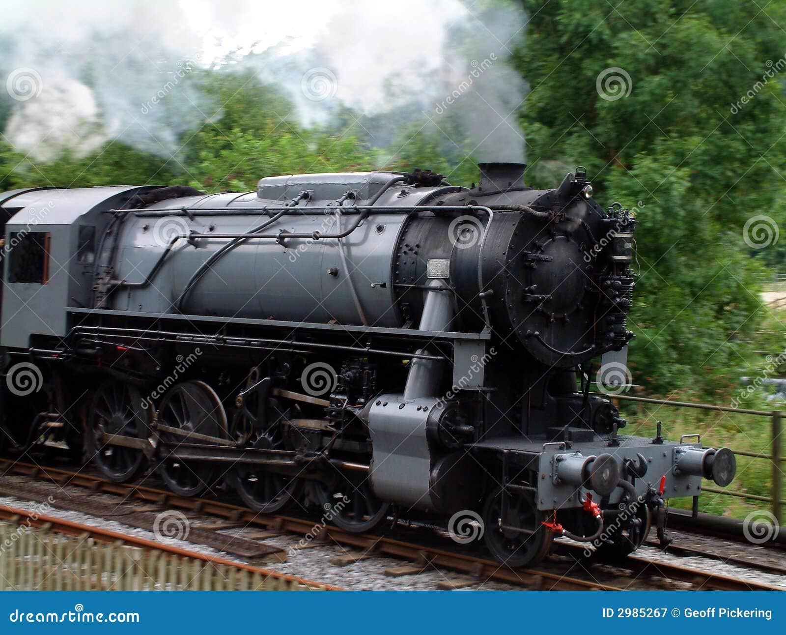 Steam Train stock image. Image of heritage, steam, line - 2985267