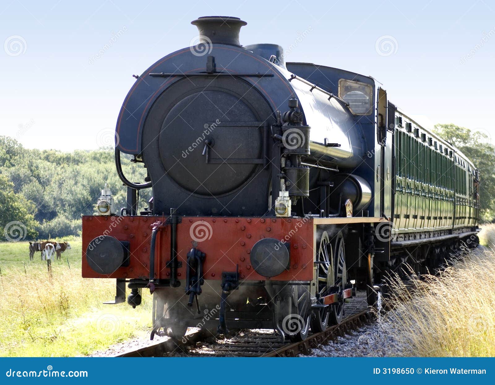 Steam Train stock photo. Image of wd198, loco, steam, lines - 3198650