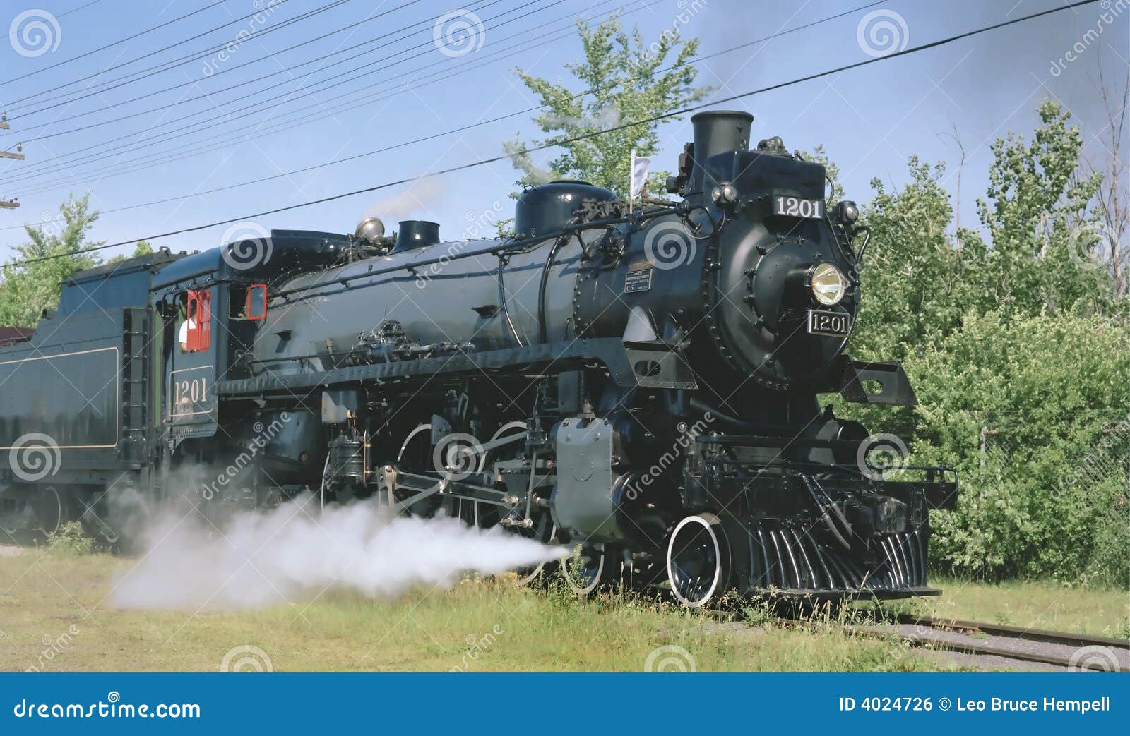 Steam Train editorial photo. Image of canadian, track - 4024726