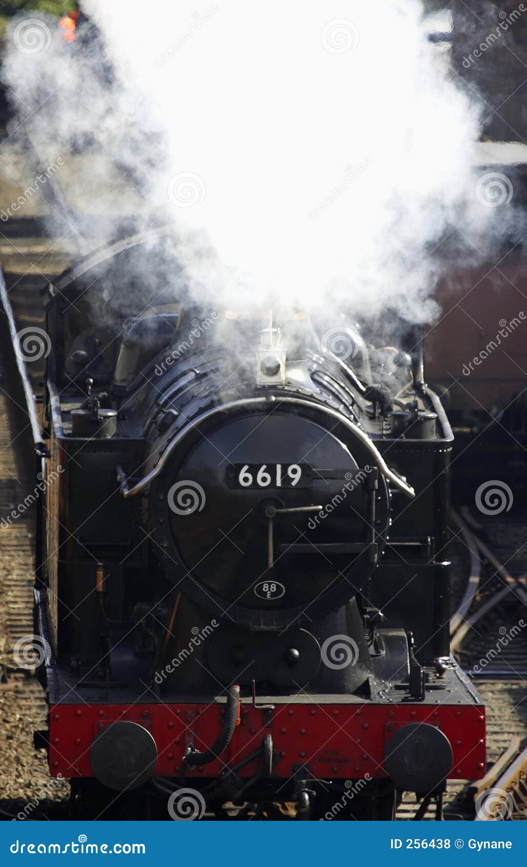 Steam train 6619 stock photo. Image of steam, powerful - 256438