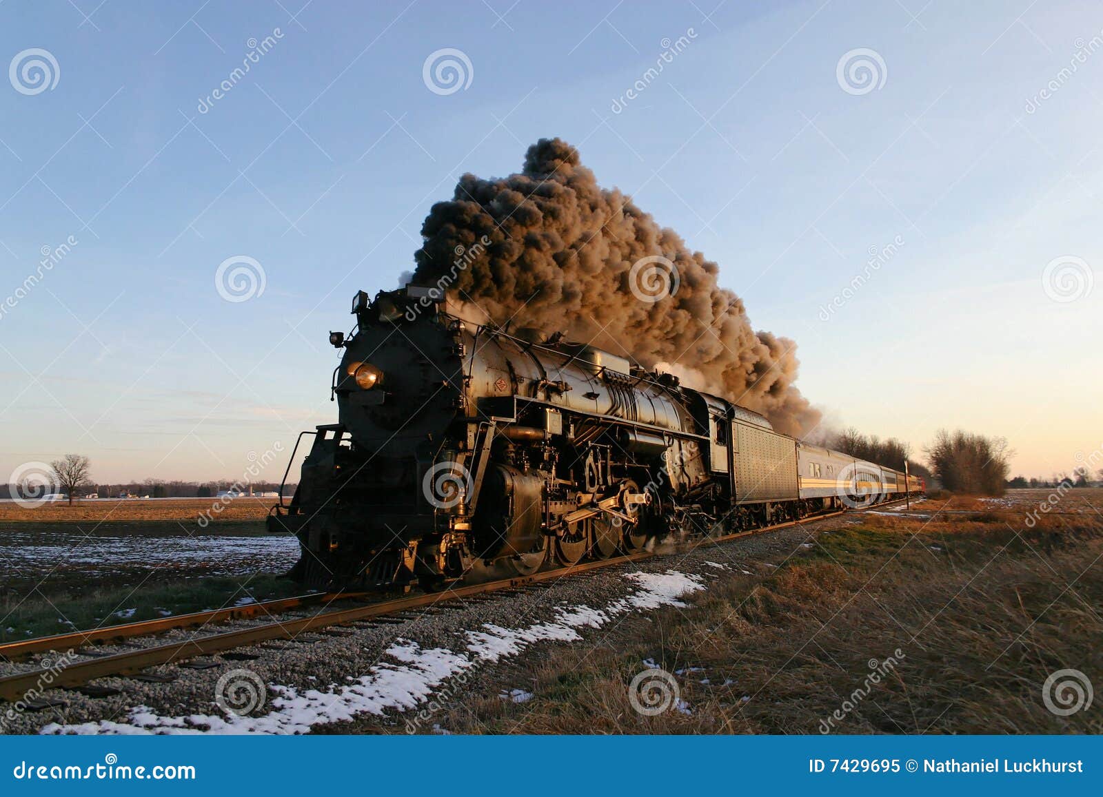 Steam Train stock image. Image of historical, power, industry - 7429695