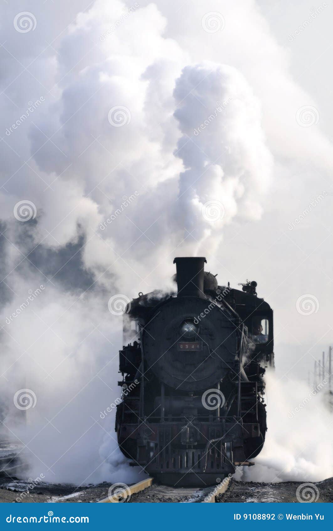 Steam train stock photo. Image of railroads, locomotives - 9108892