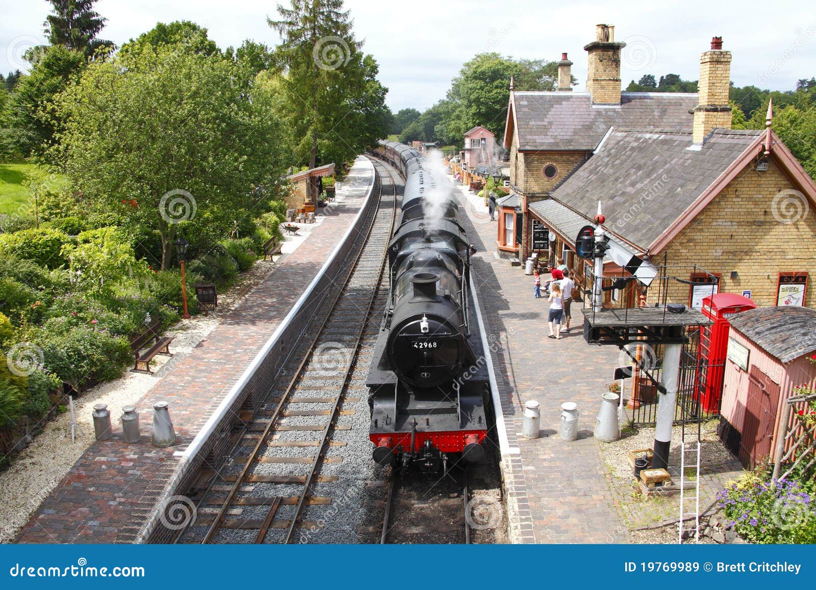 Steam Train at Arley Station Editorial Stock Image - Image of steam ...