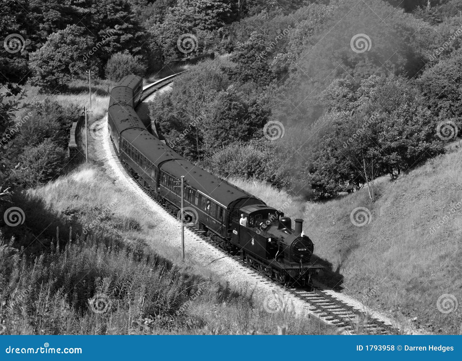 Steam Train in Bronte Country Stock Photo - Image of steam, locomotives ...