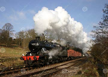 Steam Train in Bronte Country Stock Image - Image of engine, steamy: 599307