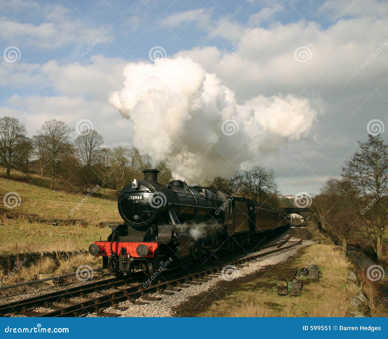 Steam Train. Nilgiri Mountain Railway. Water Refueling. Narrow-gauge ...