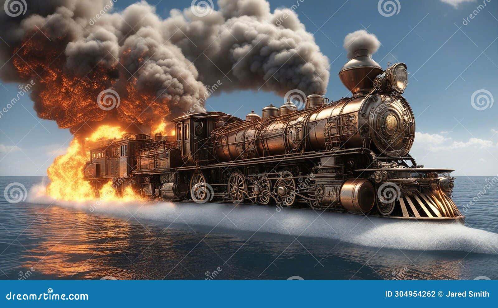 Steampunk Rail Station Stock Photography | CartoonDealer.com #110148026