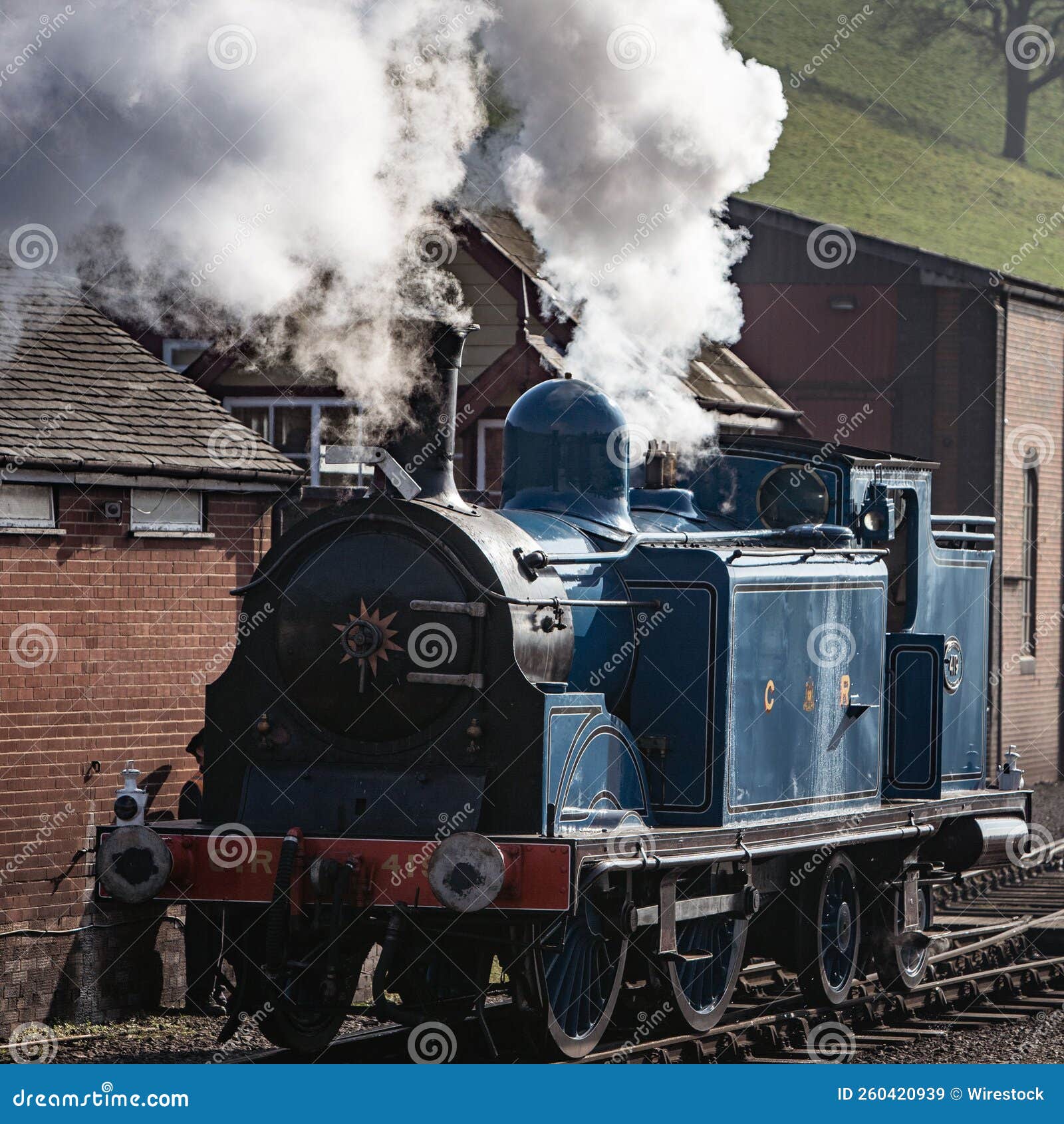 Steam Train in Churnet Valley Heritage Railway Editorial Stock Image ...