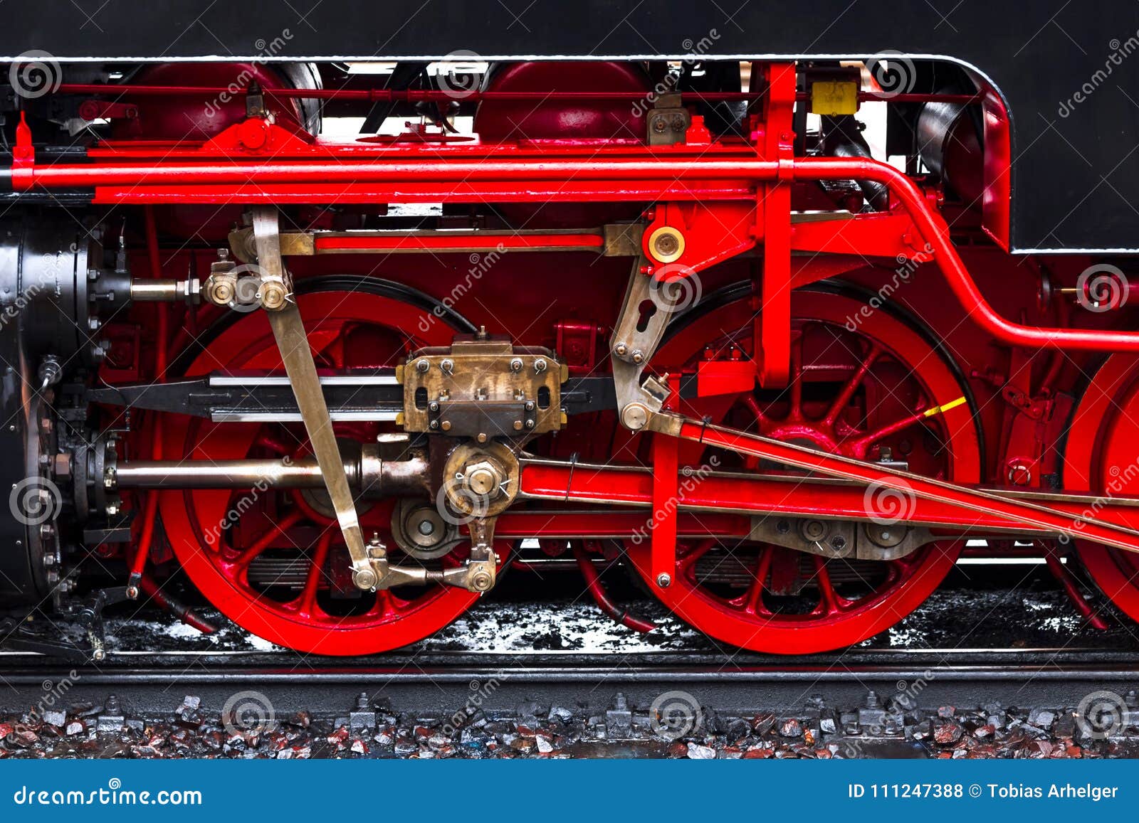Steam train close up stock photo. Image of rails, close - 111247388