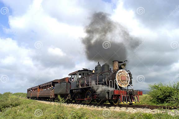 Steam train in Cuba stock photo. Image of vacation, american - 2051324