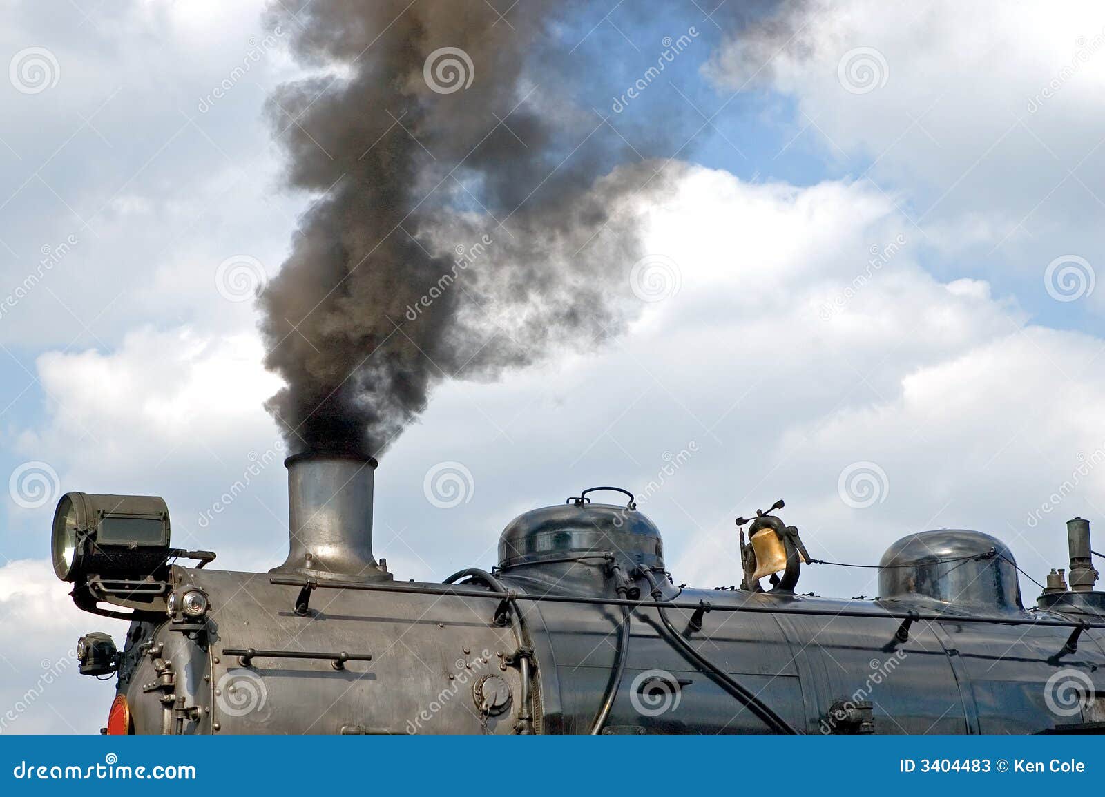 Steam train engine stock image. Image of pollution, engine - 3404483