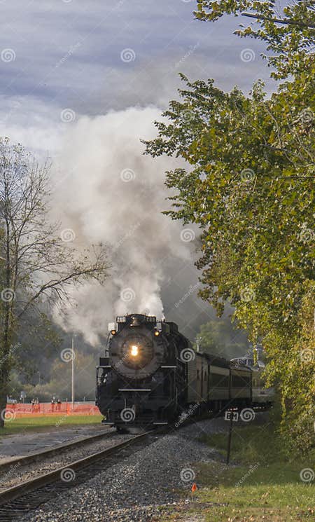 Steam Train editorial stock photo. Image of outside, outdoors - 60356193