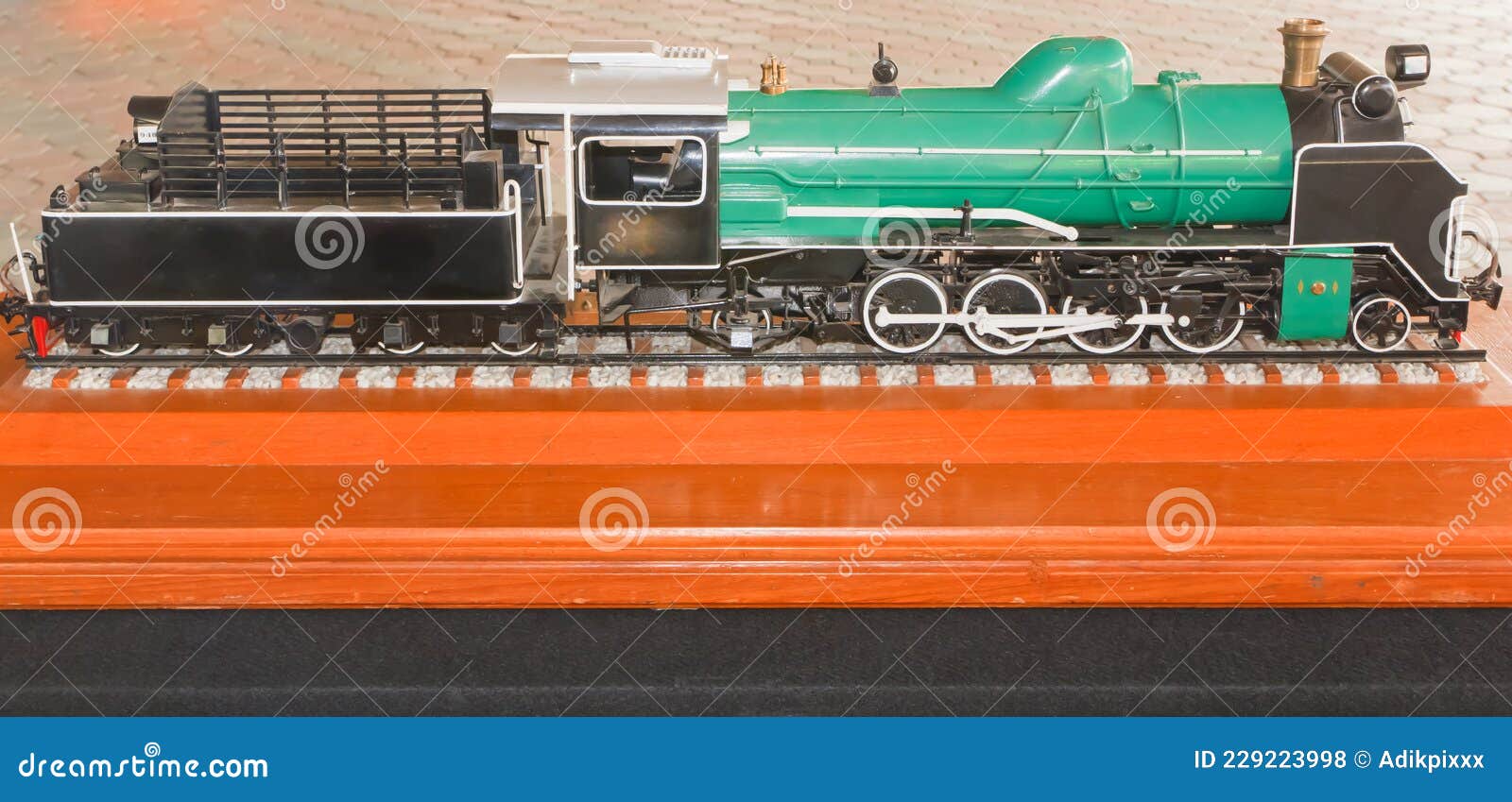 Steam train model stock photo. Image of metal, heavy - 229223998