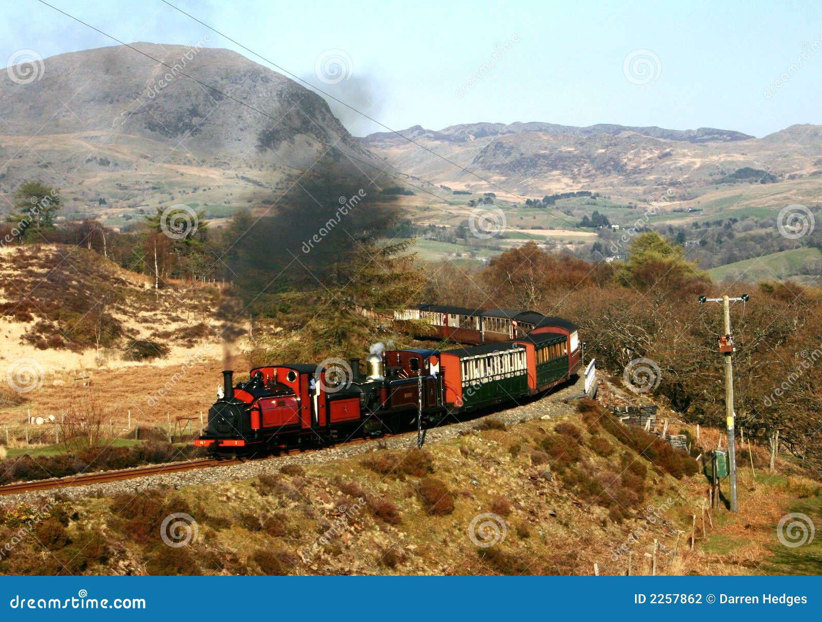 Steam Train in Mountains 11 Stock Photo - Image of engine, outdoors ...