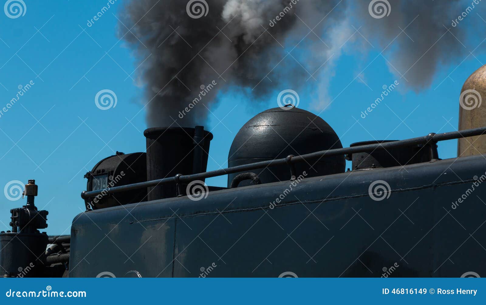 Steam Train Smoking stock image. Image of transport, steam - 46816149