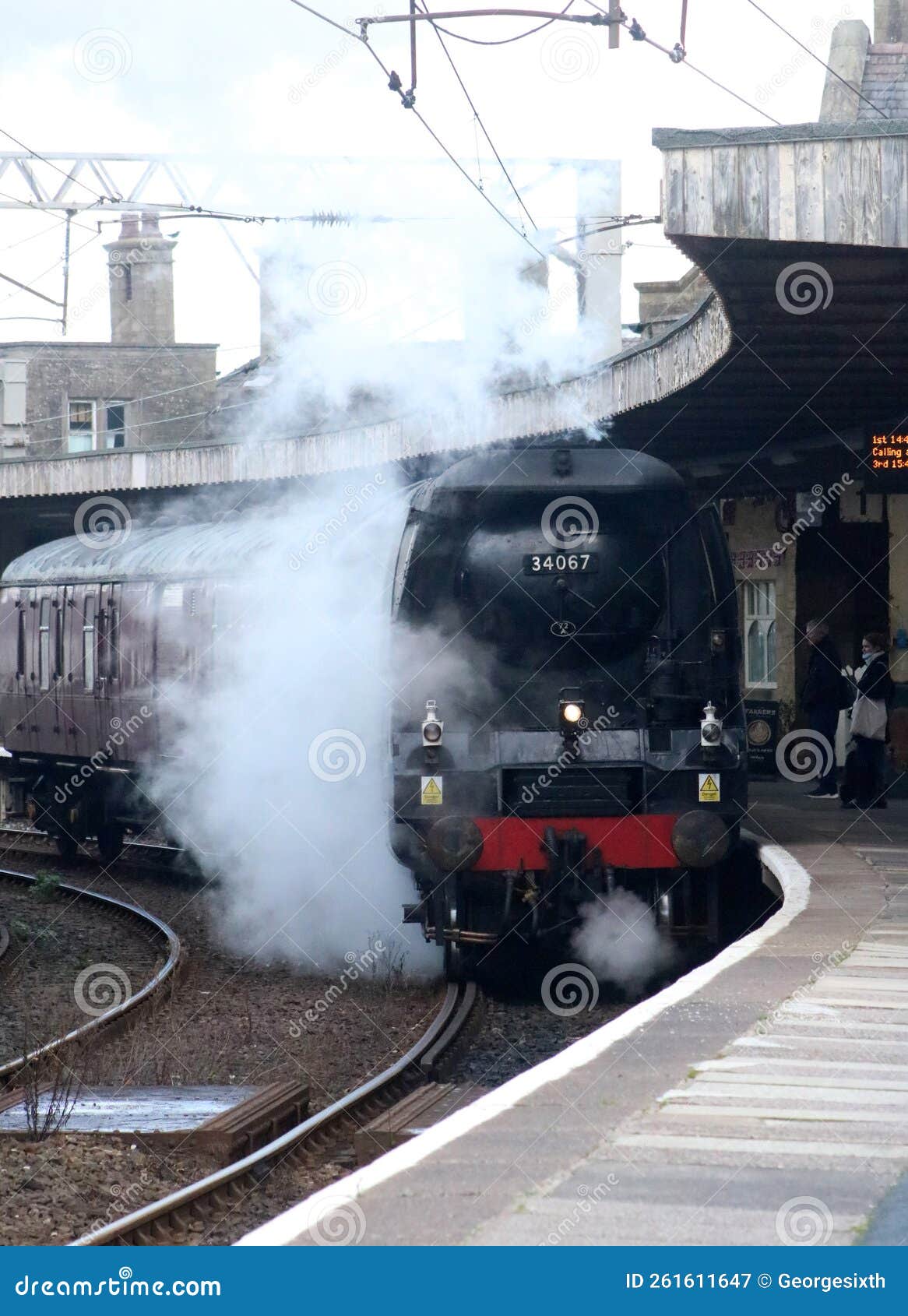 Steam Train Tangmere in Carnforth Station Editorial Photography - Image ...