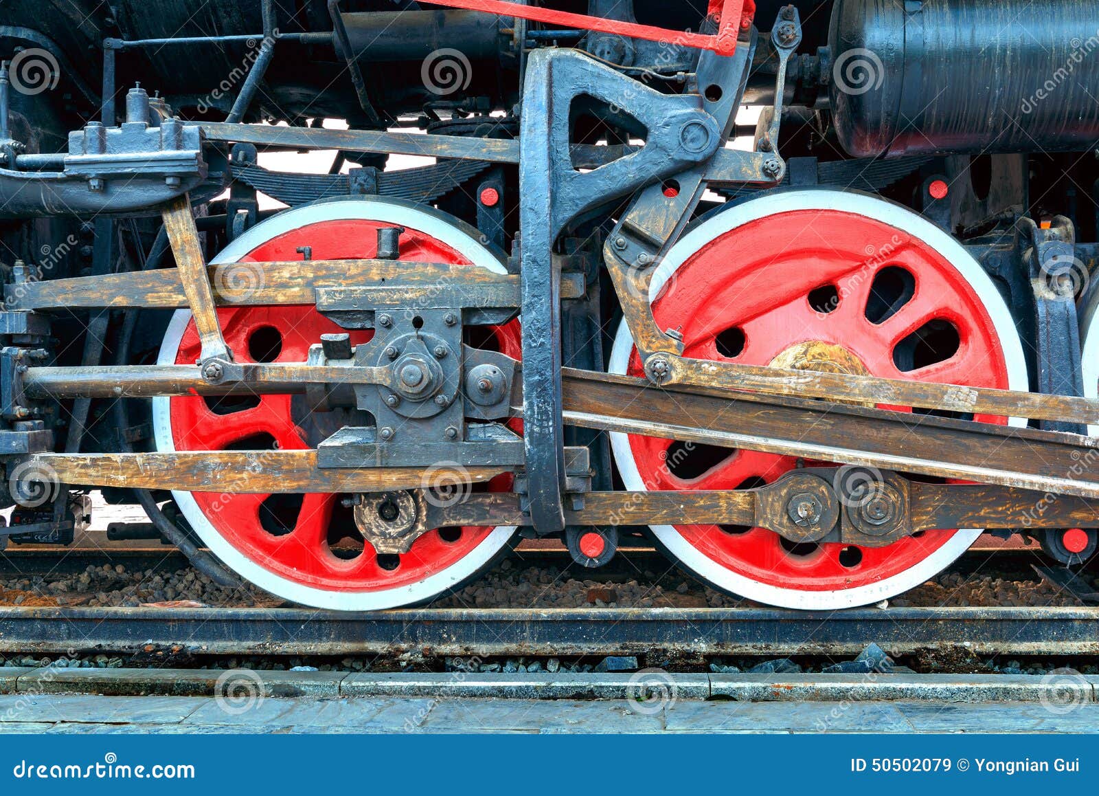 Steam train, wheels. stock image. Image of fragment, engine - 50502079