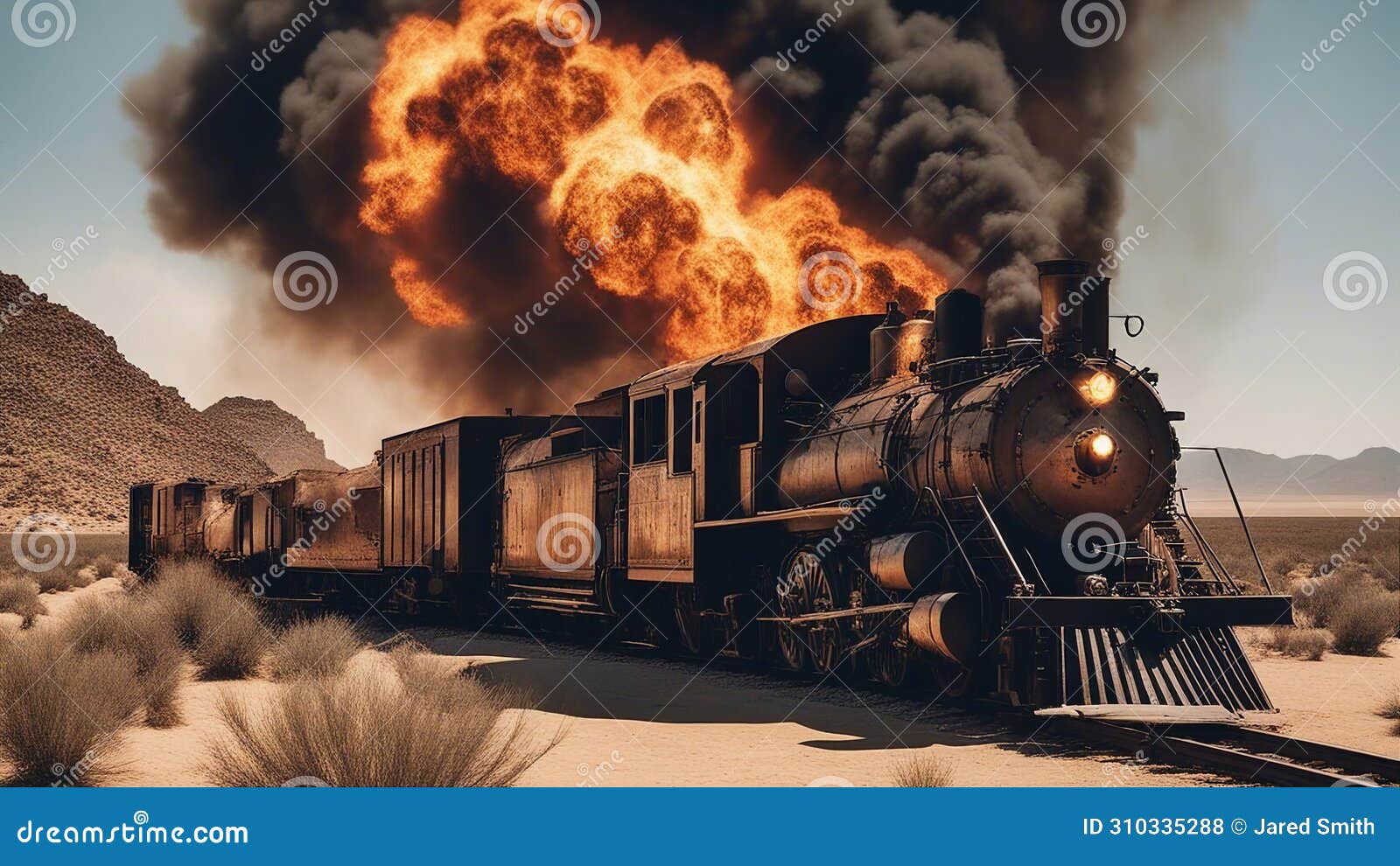 Skull With Fire Flame Cartoon Vector | CartoonDealer.com #46018993