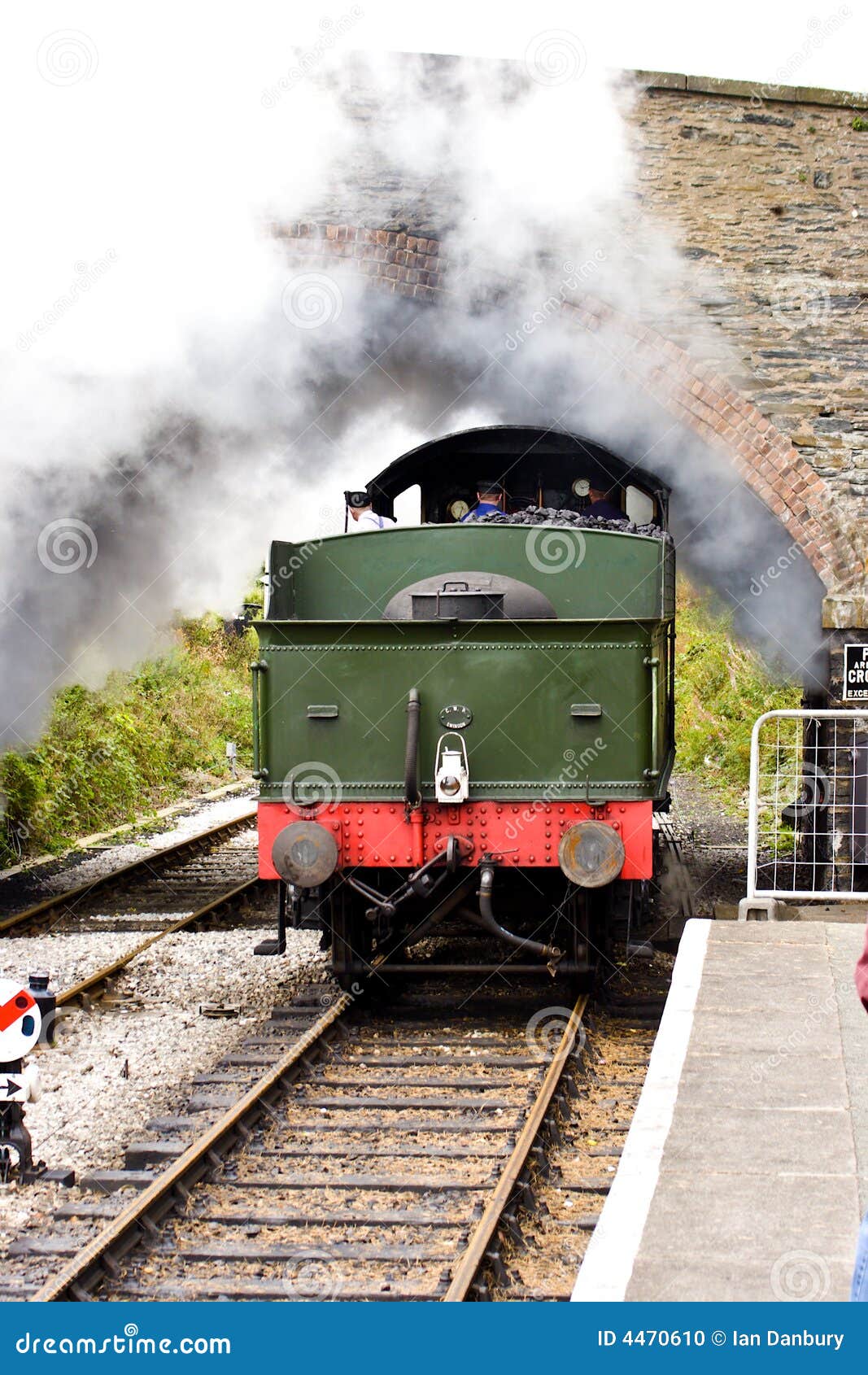 Steam under a bridge stock photo. Image of tracks, steam - 4470610