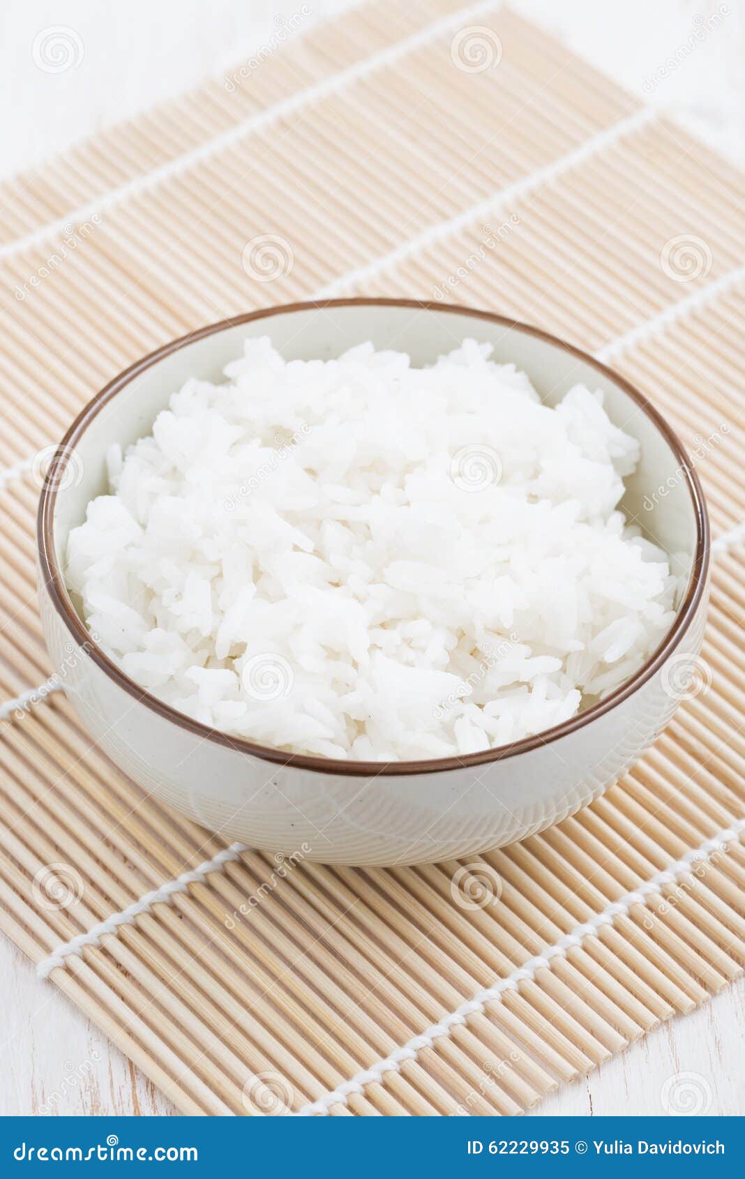 Steam white rice, vertical stock image. Image of japanese - 62229935