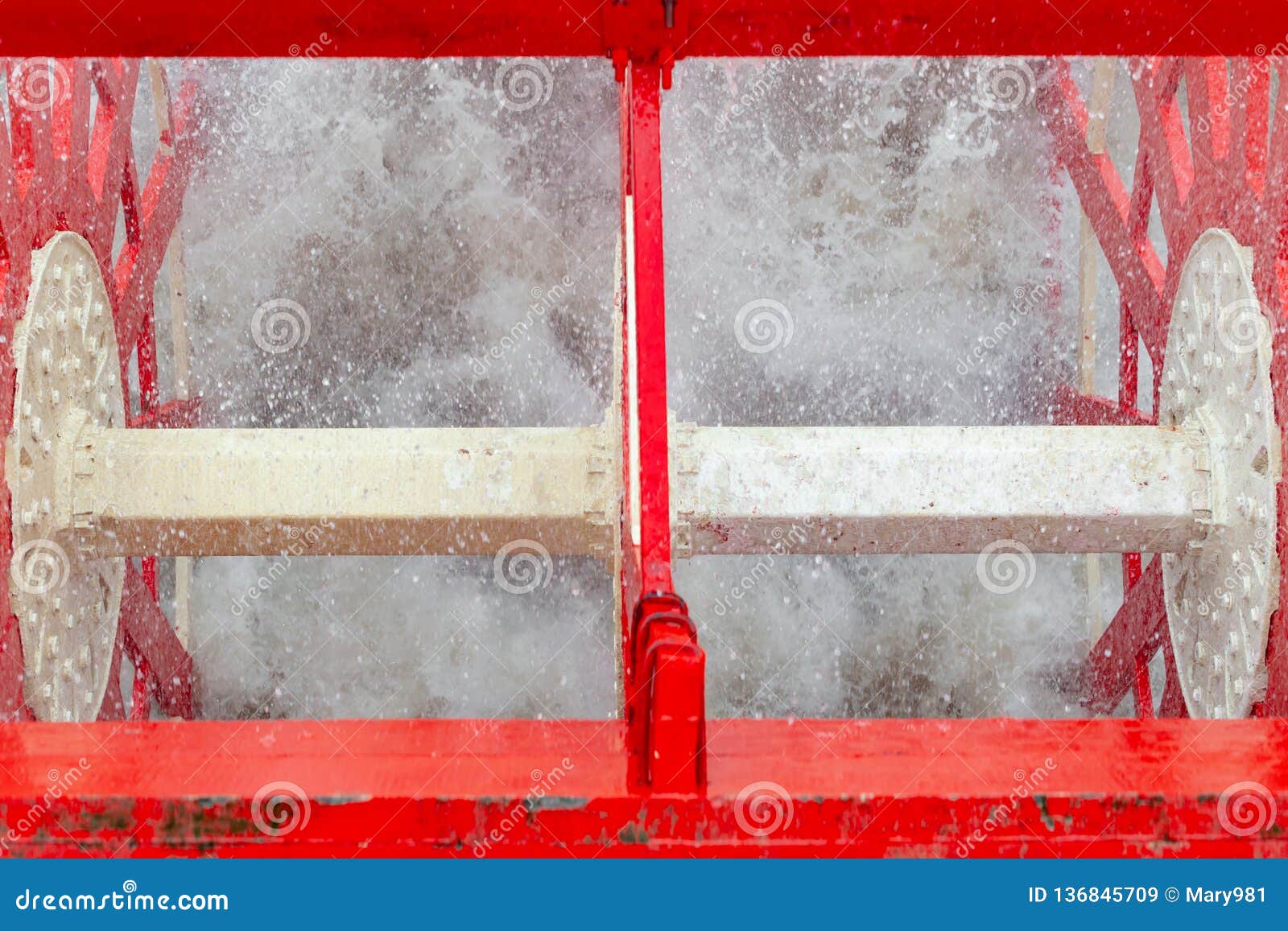 Steamboat Paddle Wheel Close Up Stock Image - Image of wheel ...